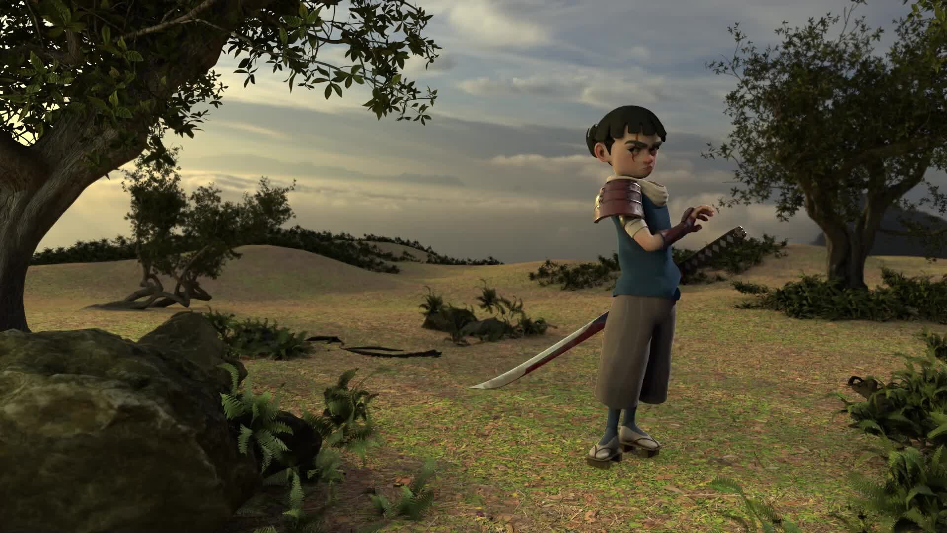 ArtStation - Samurai Sword Slash