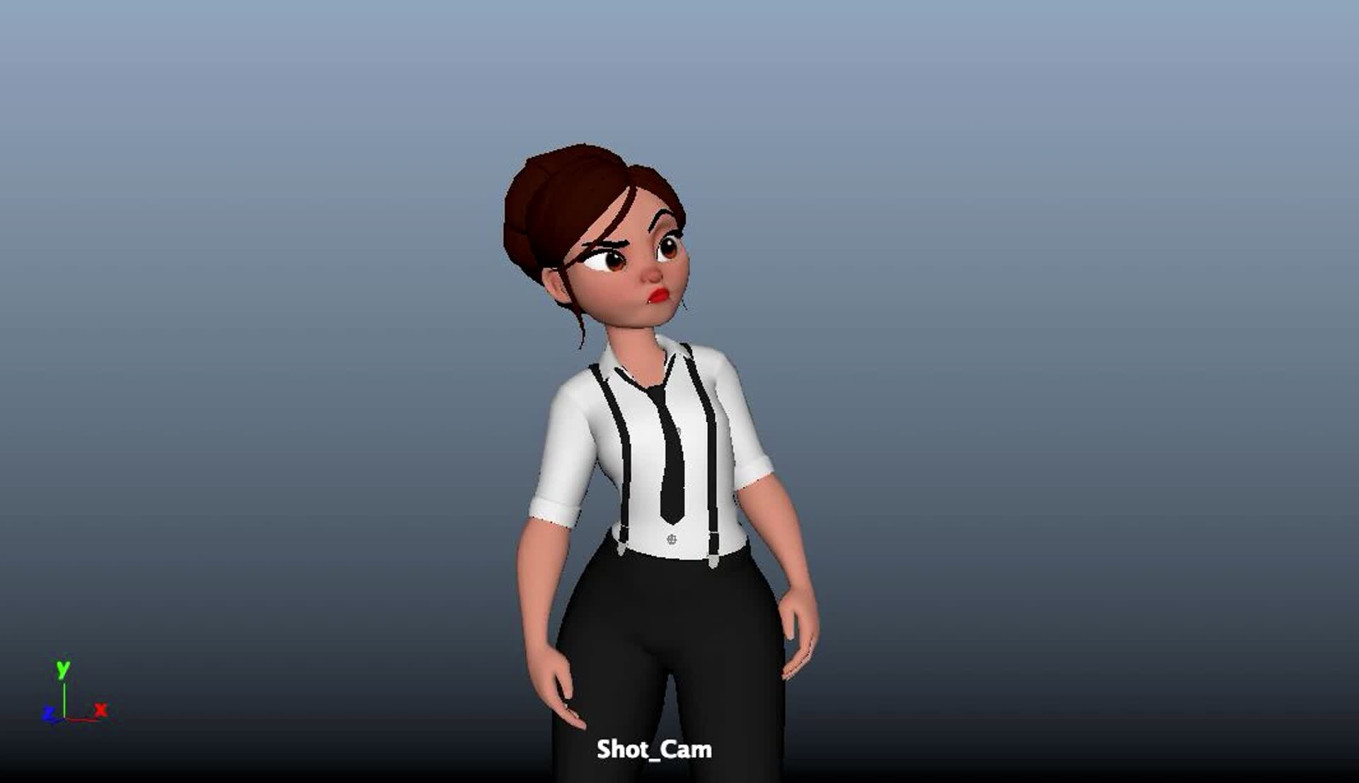 ArtStation - 3D Animation Lip Sync. The Rig provided by Algonquin College