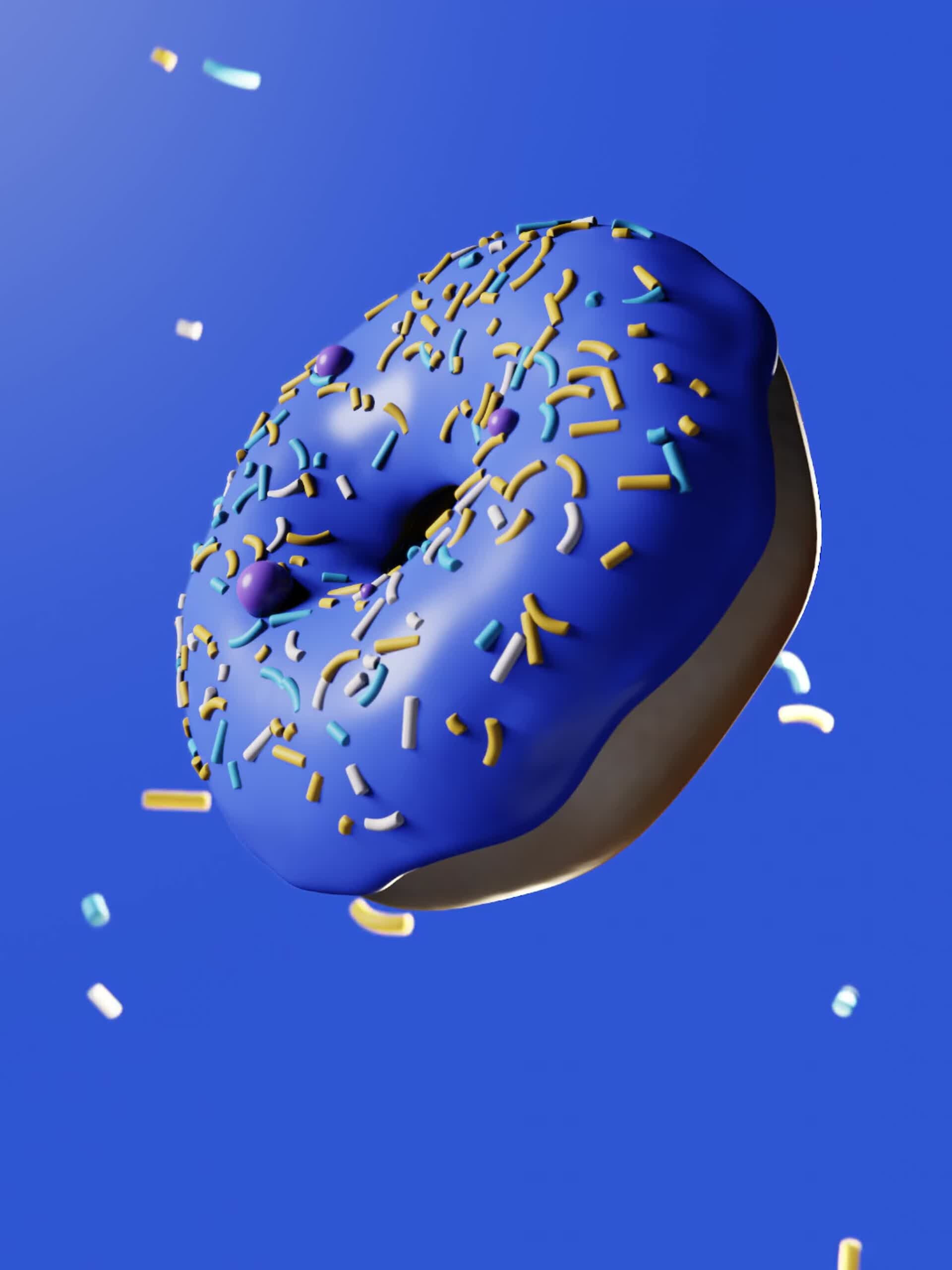 ArtStation - Blue donut