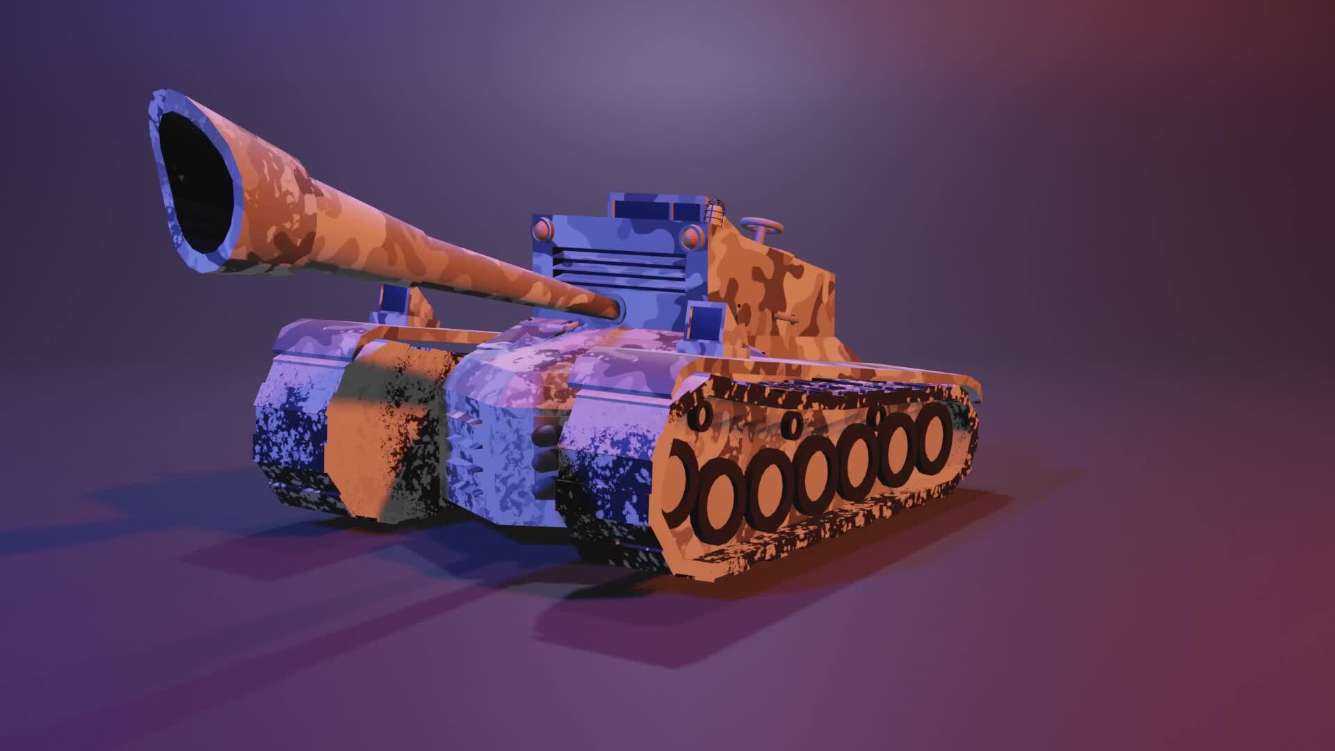 ArtStation - Cartoon Tank