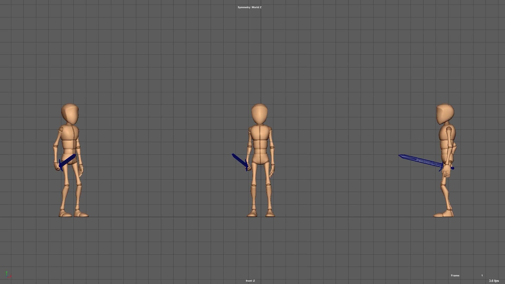 ArtStation - Attack and Death animation cycle