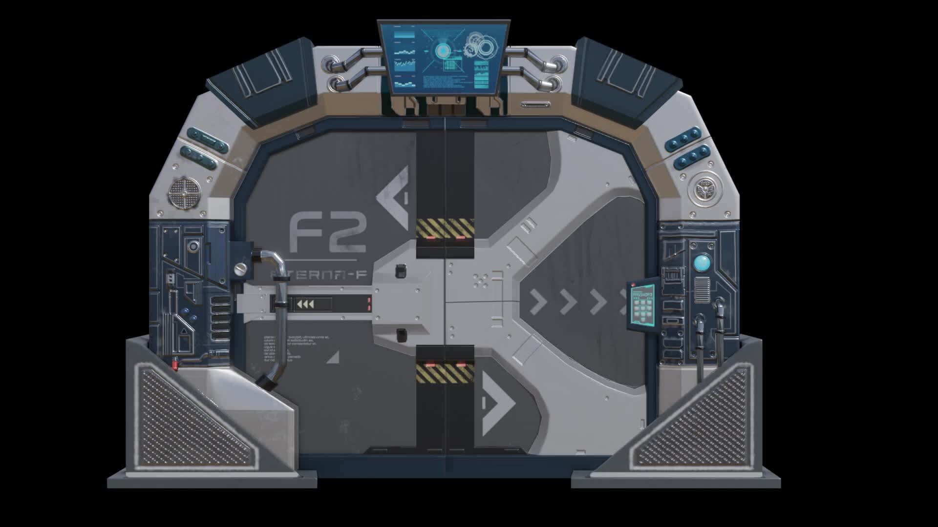 ArtStation - door animation