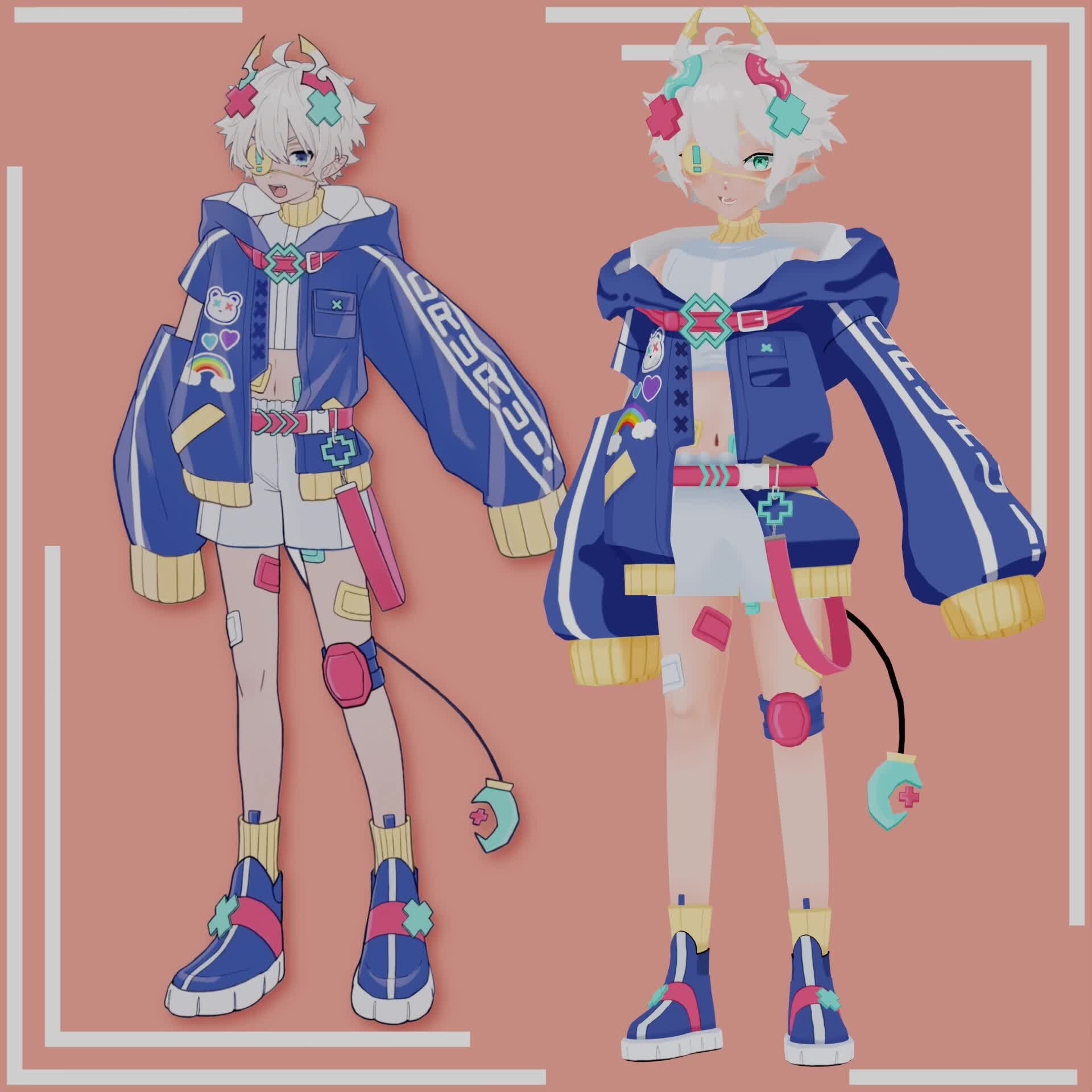 ArtStation - Toy Demon Oru - Vtuber & VRChat Model