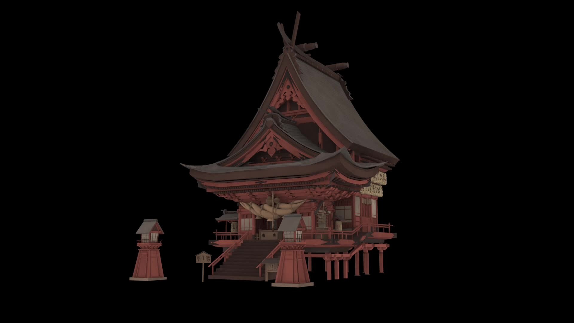 ArtStation - Temple Modelling Excersise