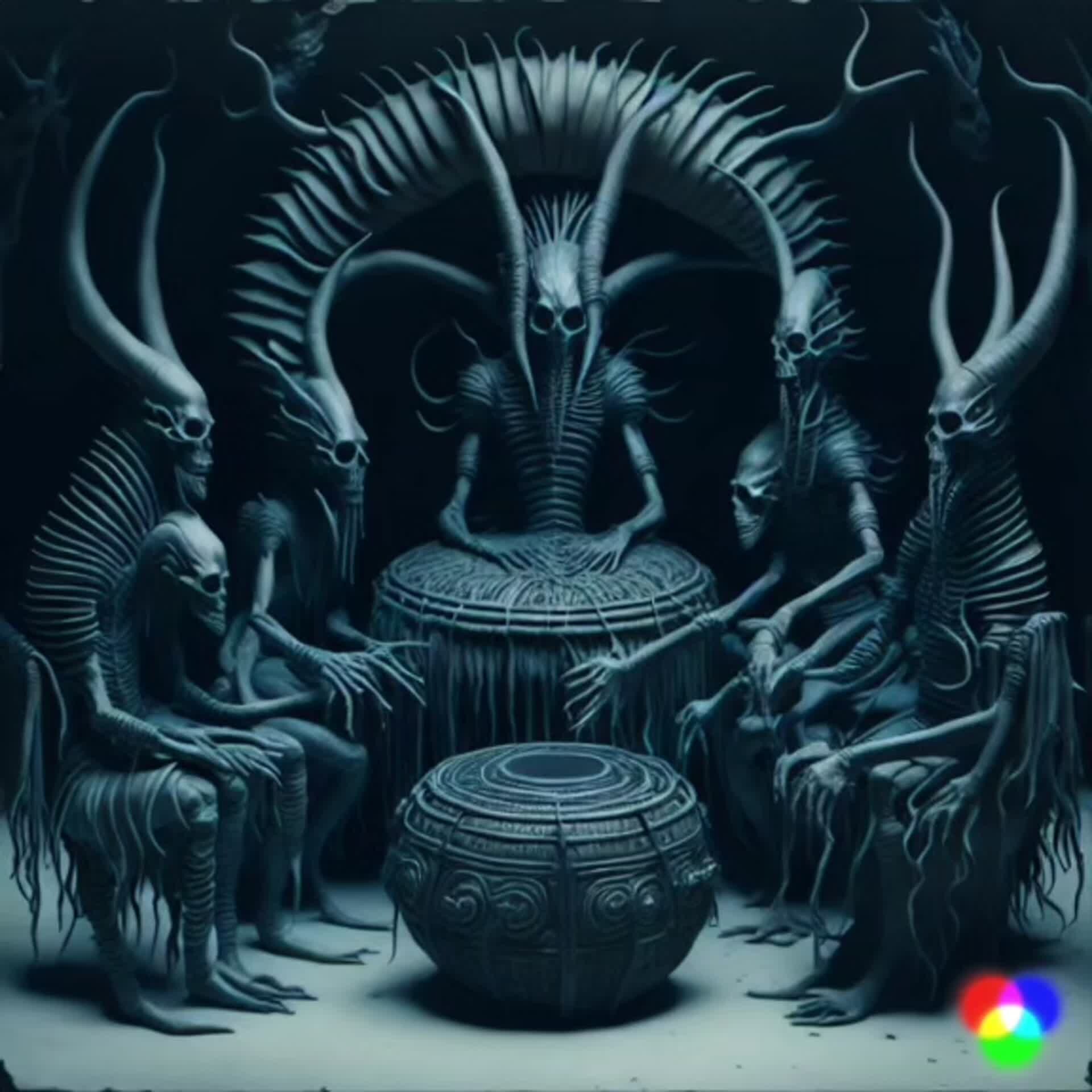 ArtStation - Some hybrid creatures partying