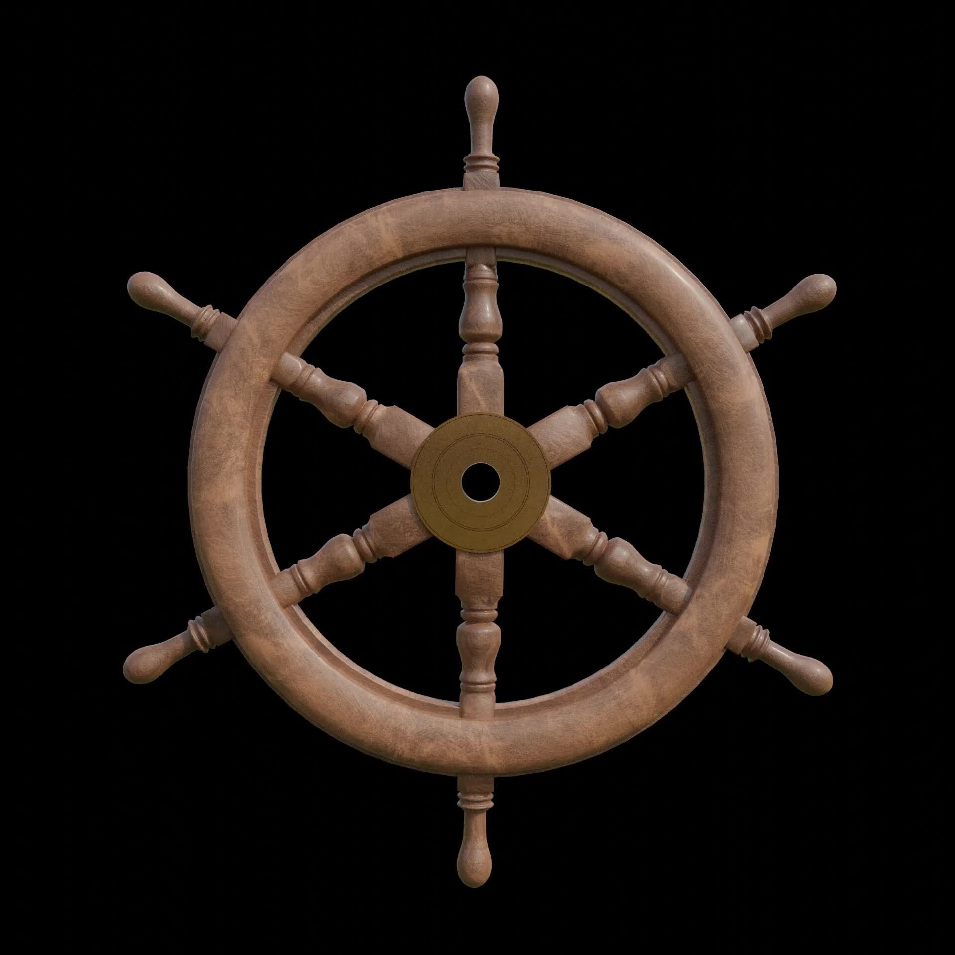 ArtStation - Wooden Rudder