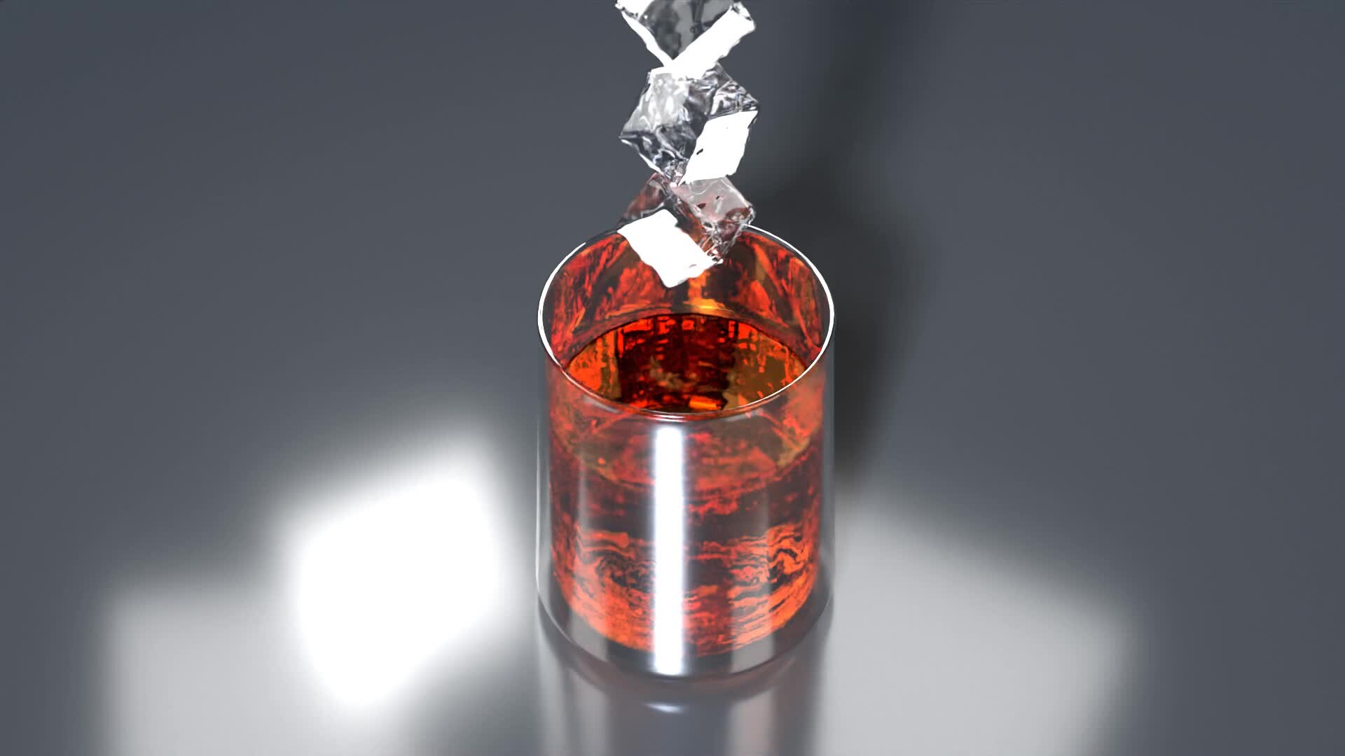 ArtStation - Blender Animation: Charming Ice-Cube Splash