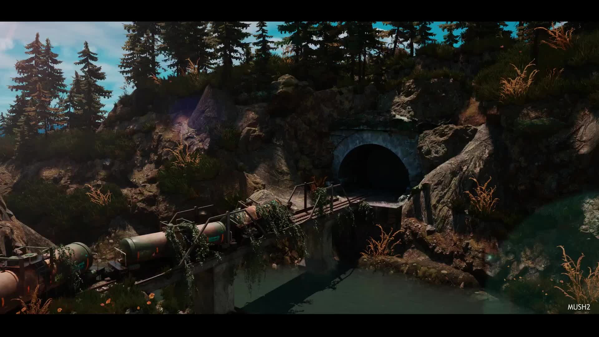 ArtStation - Train wreck - post Apocalyptic