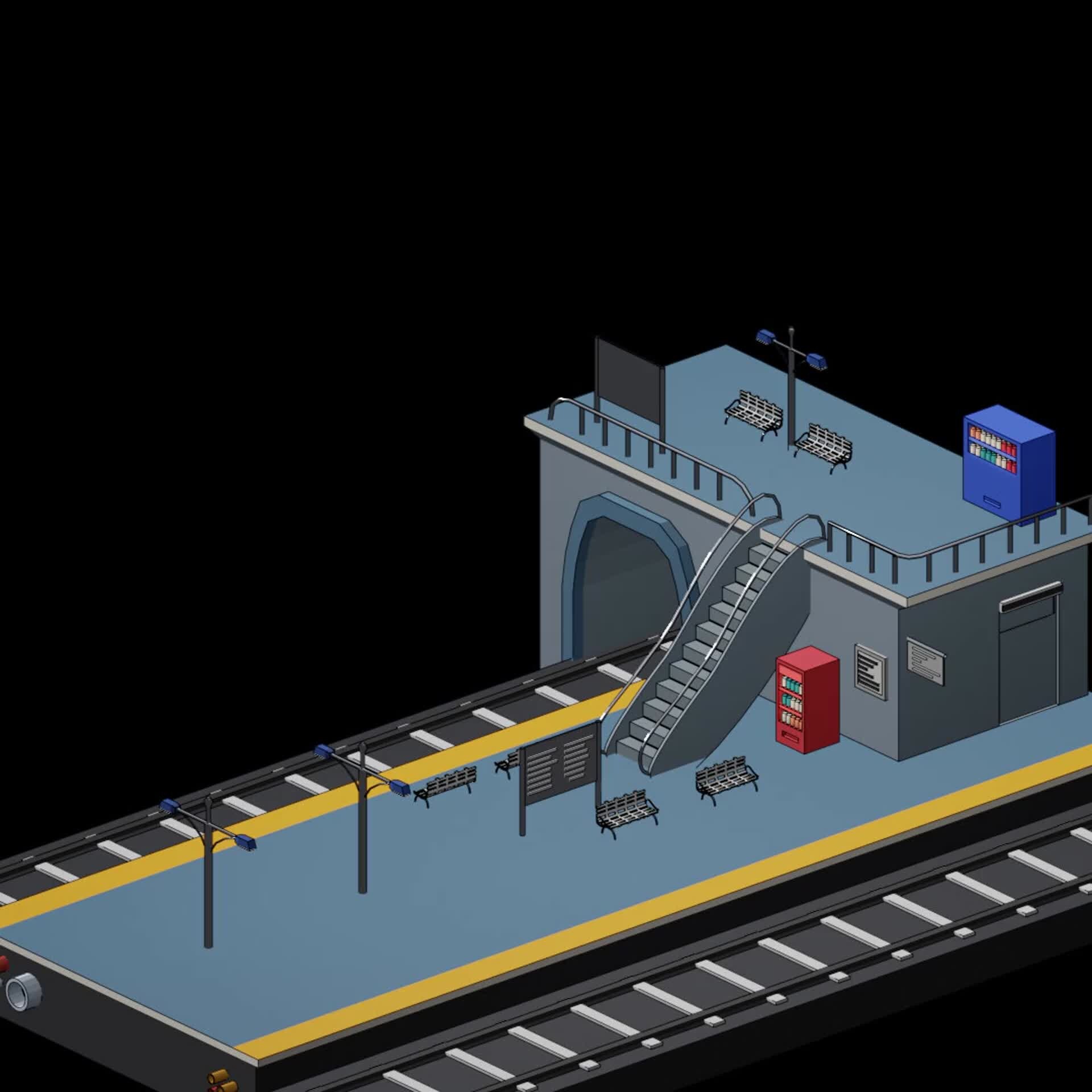 ArtStation - Subway loop