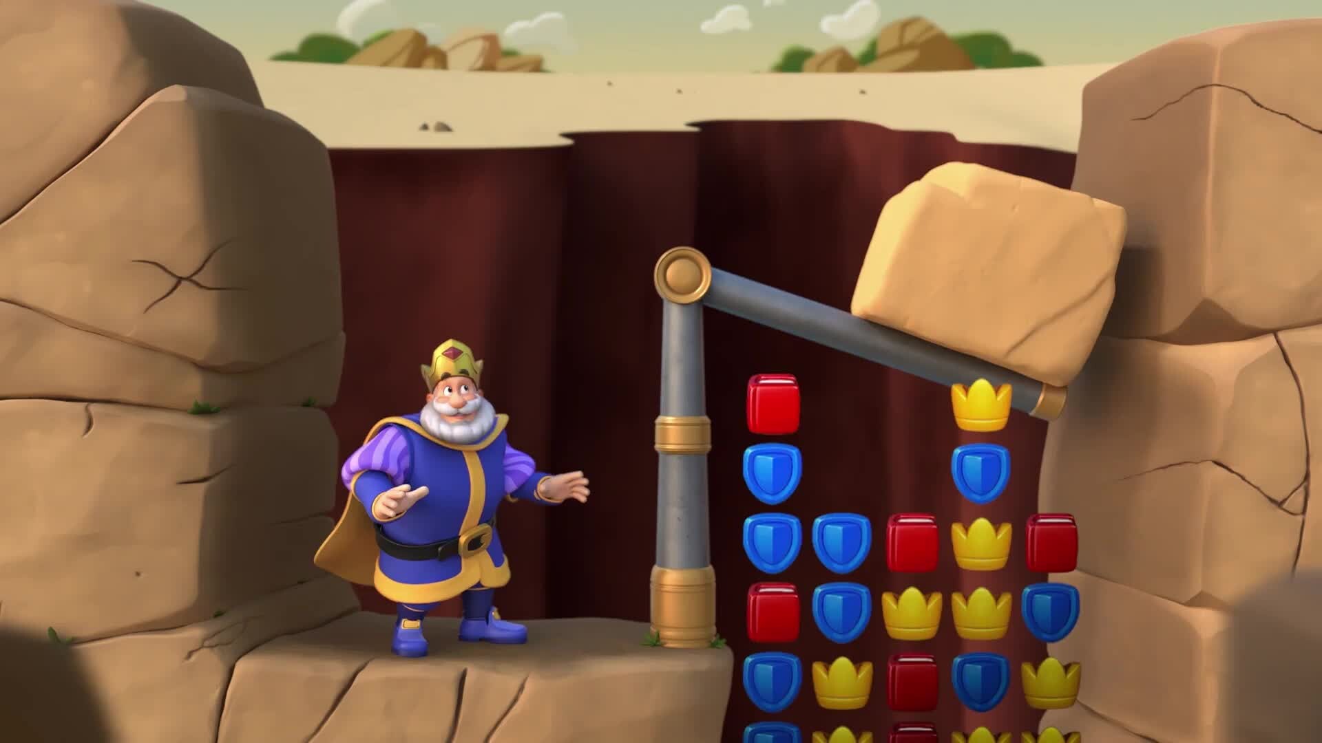 ArtStation - Creative Advertisement for the game "Royal Match"