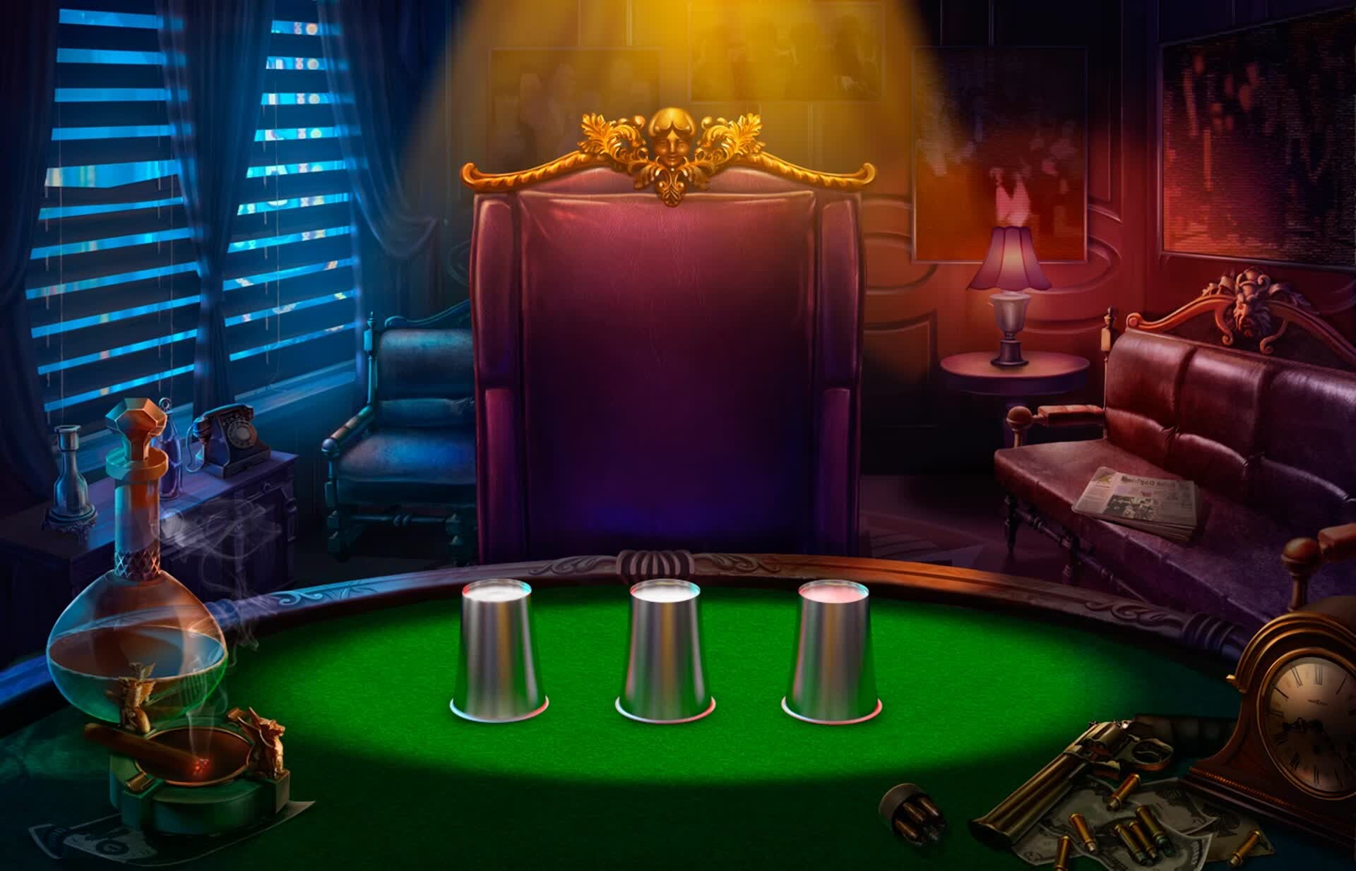 ArtStation - Mafia themed bonus round. Motion design of the bonus game