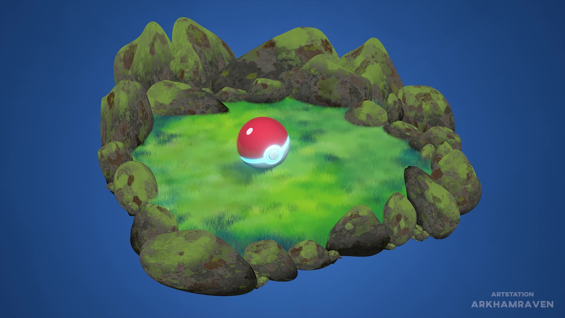 ArtStation - All Right! The Pokémon Was Caught!