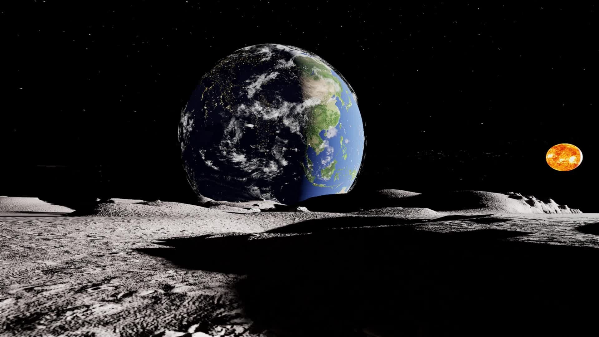 ArtStation - moon surface