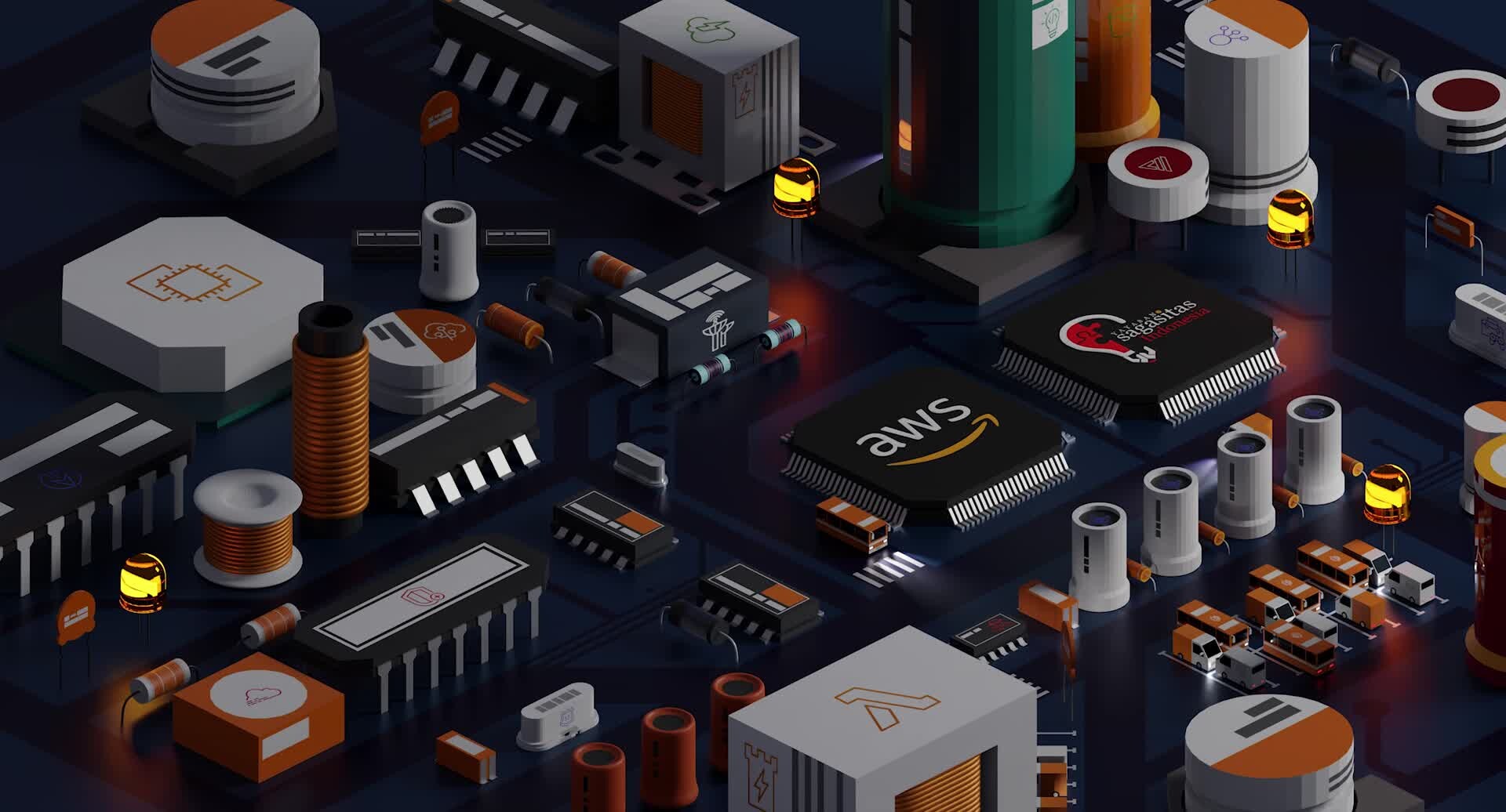 ArtStation - overview of a working semiconductor