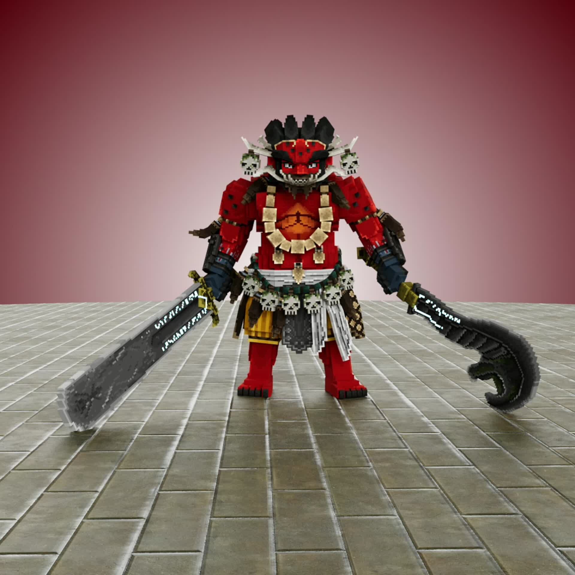 ArtStation - The Brute - Monster Voxel