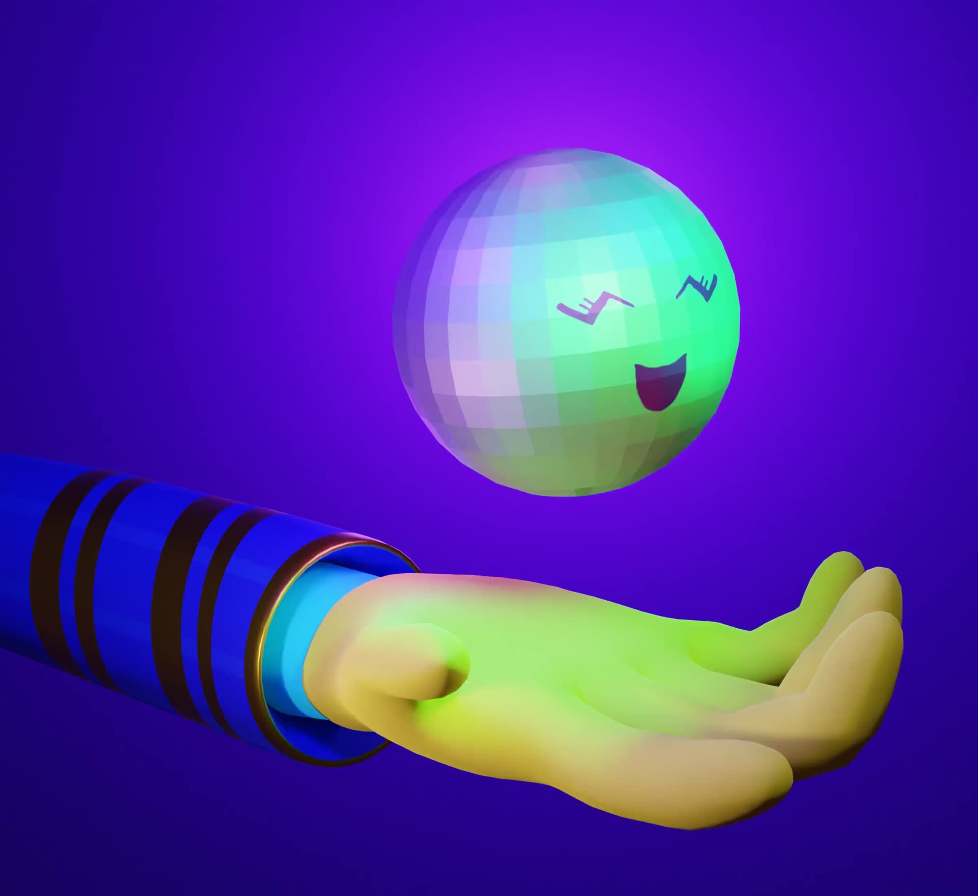 ArtStation - Wanderlust Holding Disco Ball (Just Dance)