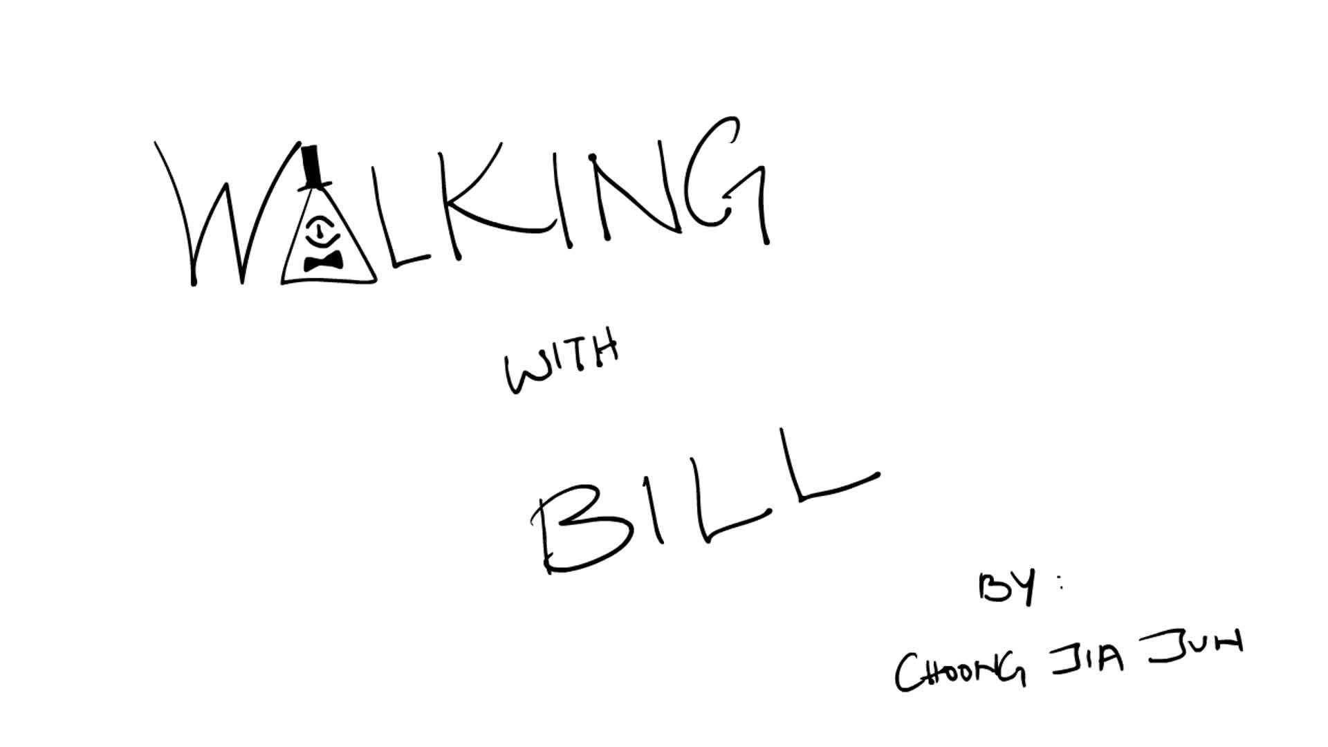 ArtStation - Gravity Falls' Bill Cipher - 3 Walk Cycle Animations