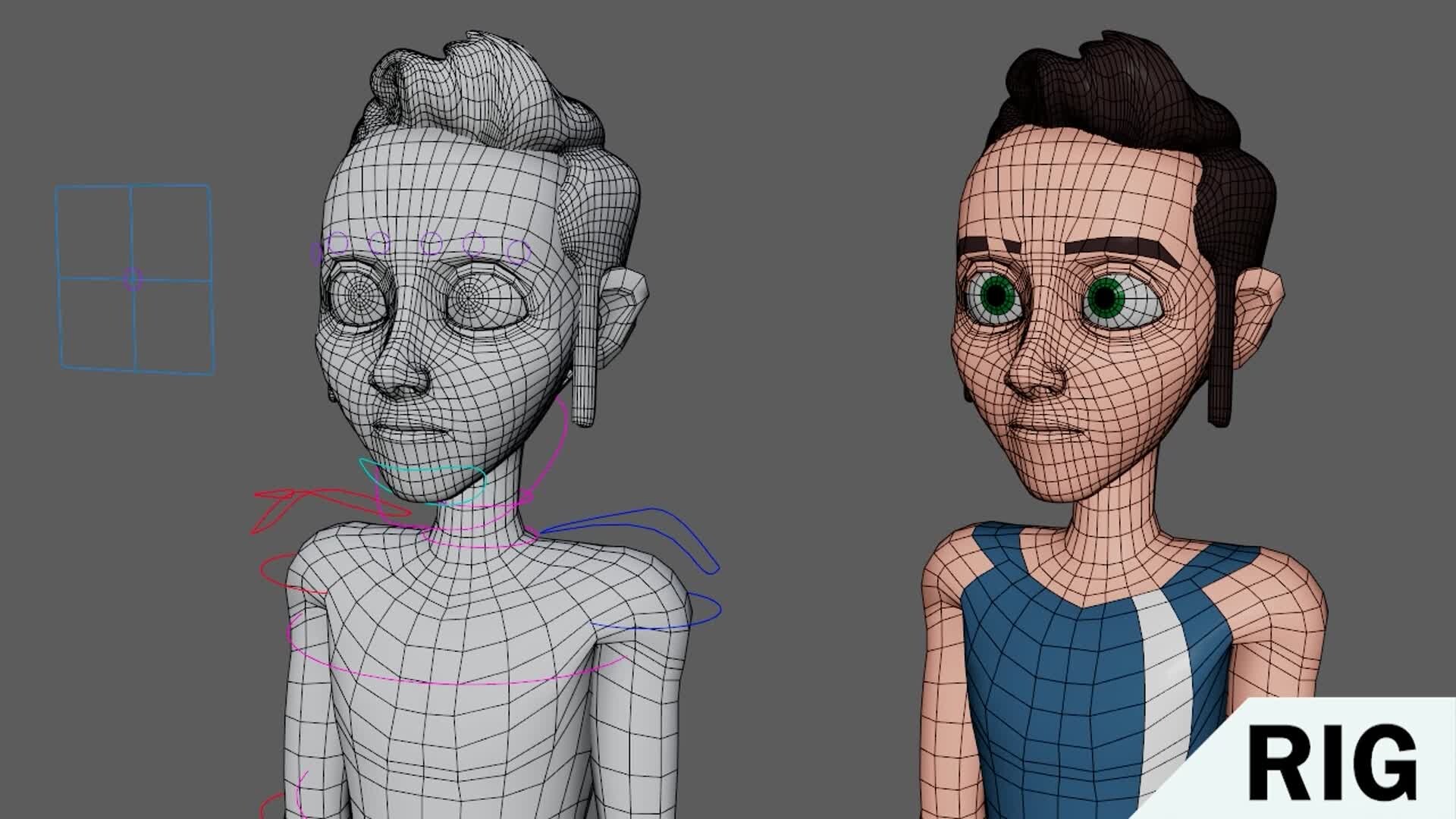 ArtStation - Martin's rig - Rigging Project