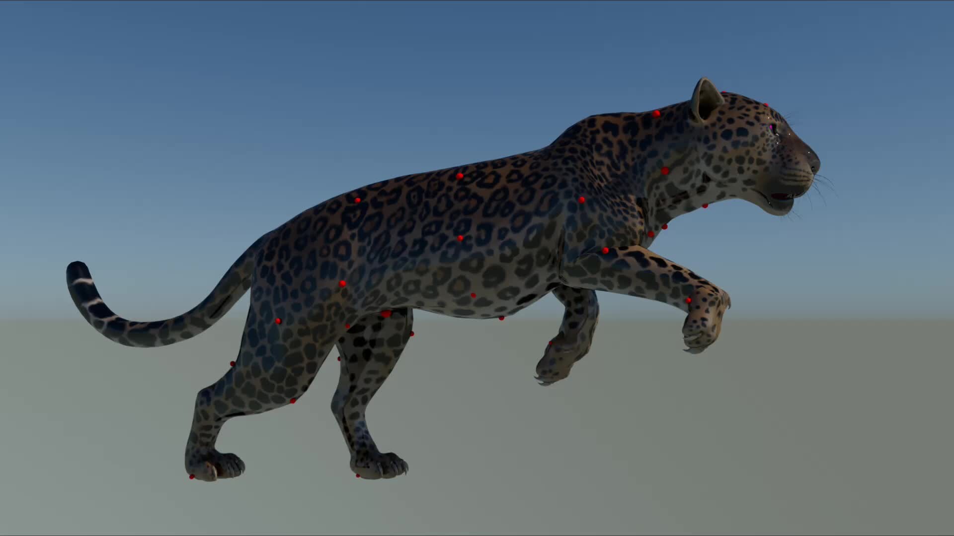 ArtStation - Running Leopard
