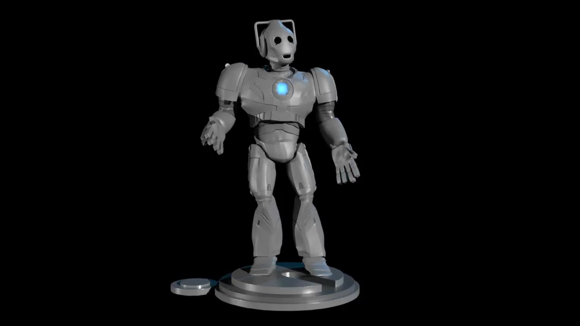 ArtStation - Cyberman 3D Model