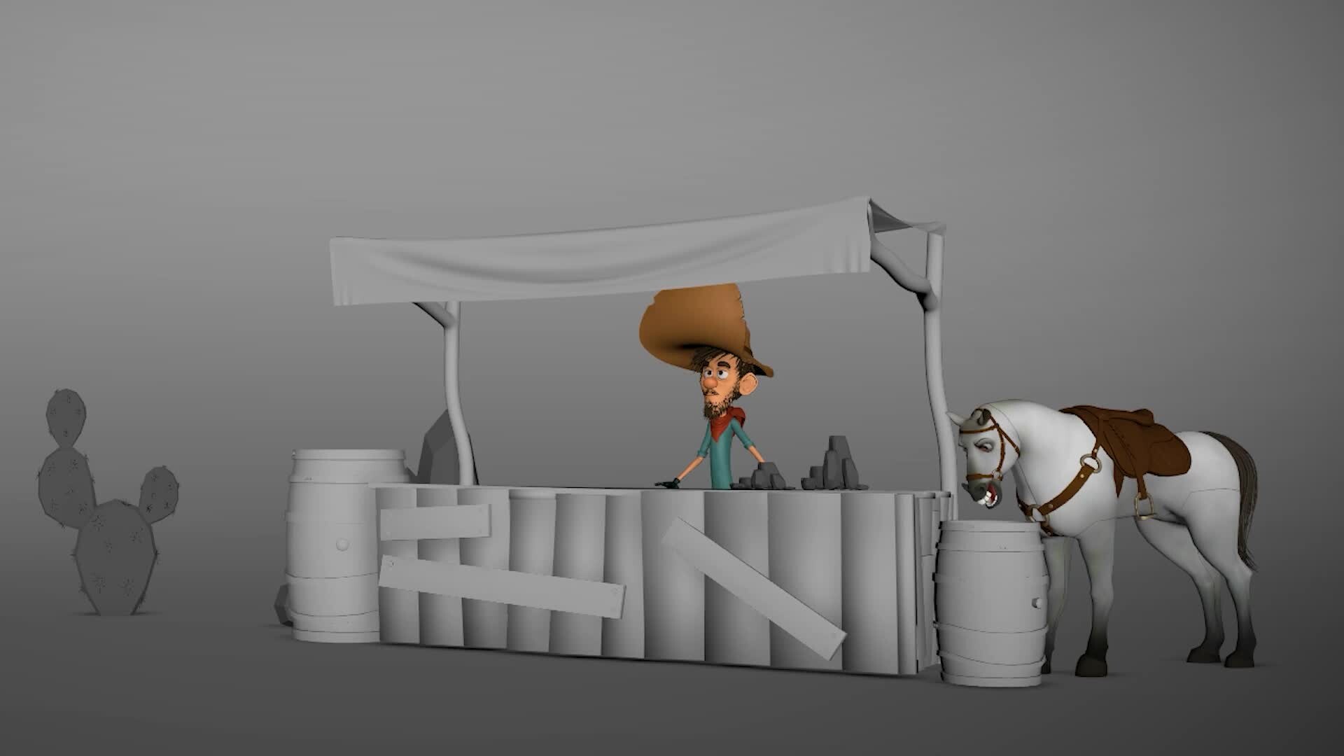 ArtStation - "¡Ey amigo!" animation