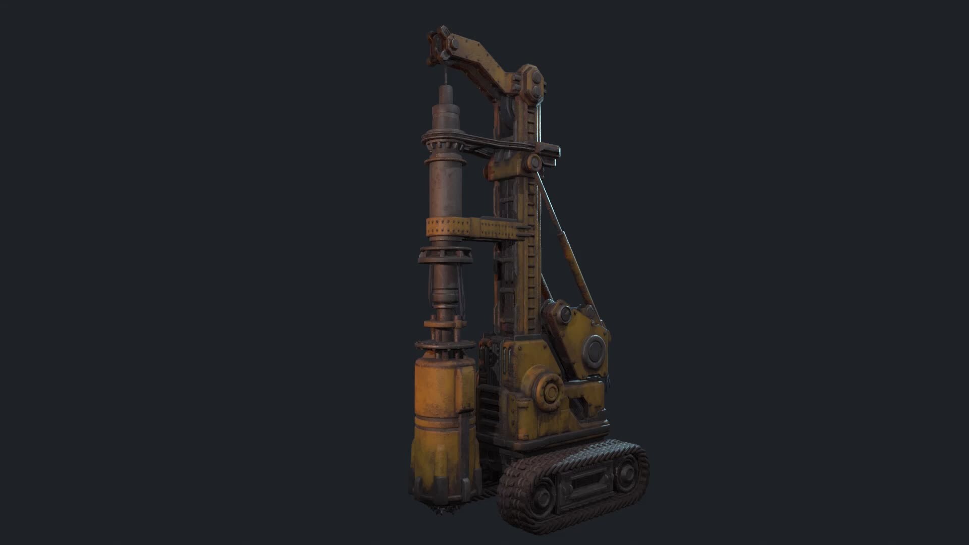 ArtStation - 3D Prop - Mining Machine