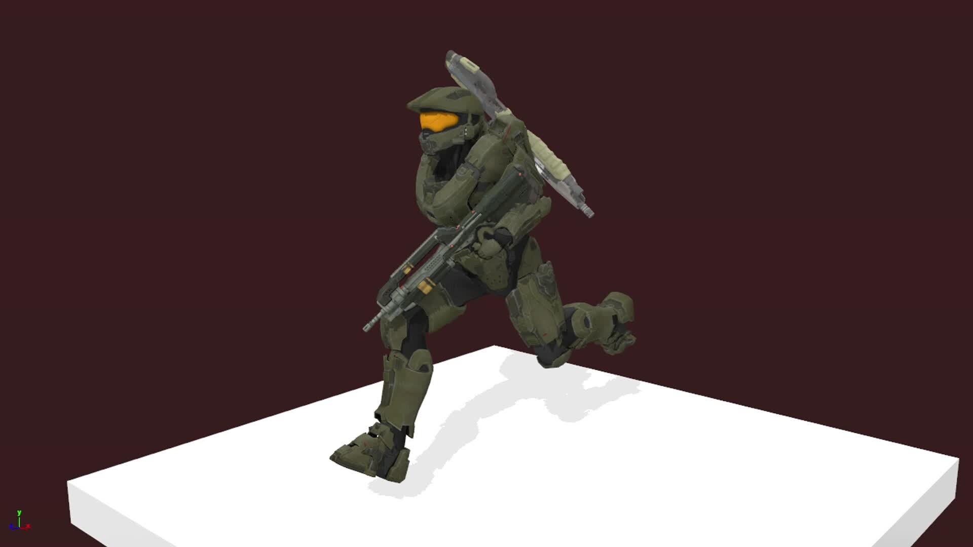 ArtStation - Master Chief Run Cycle