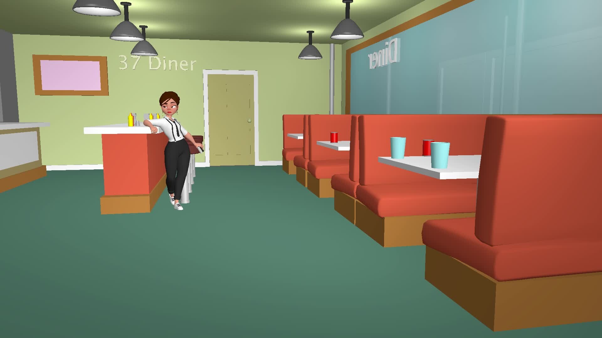 ArtStation - Clumsy Waitress Skit