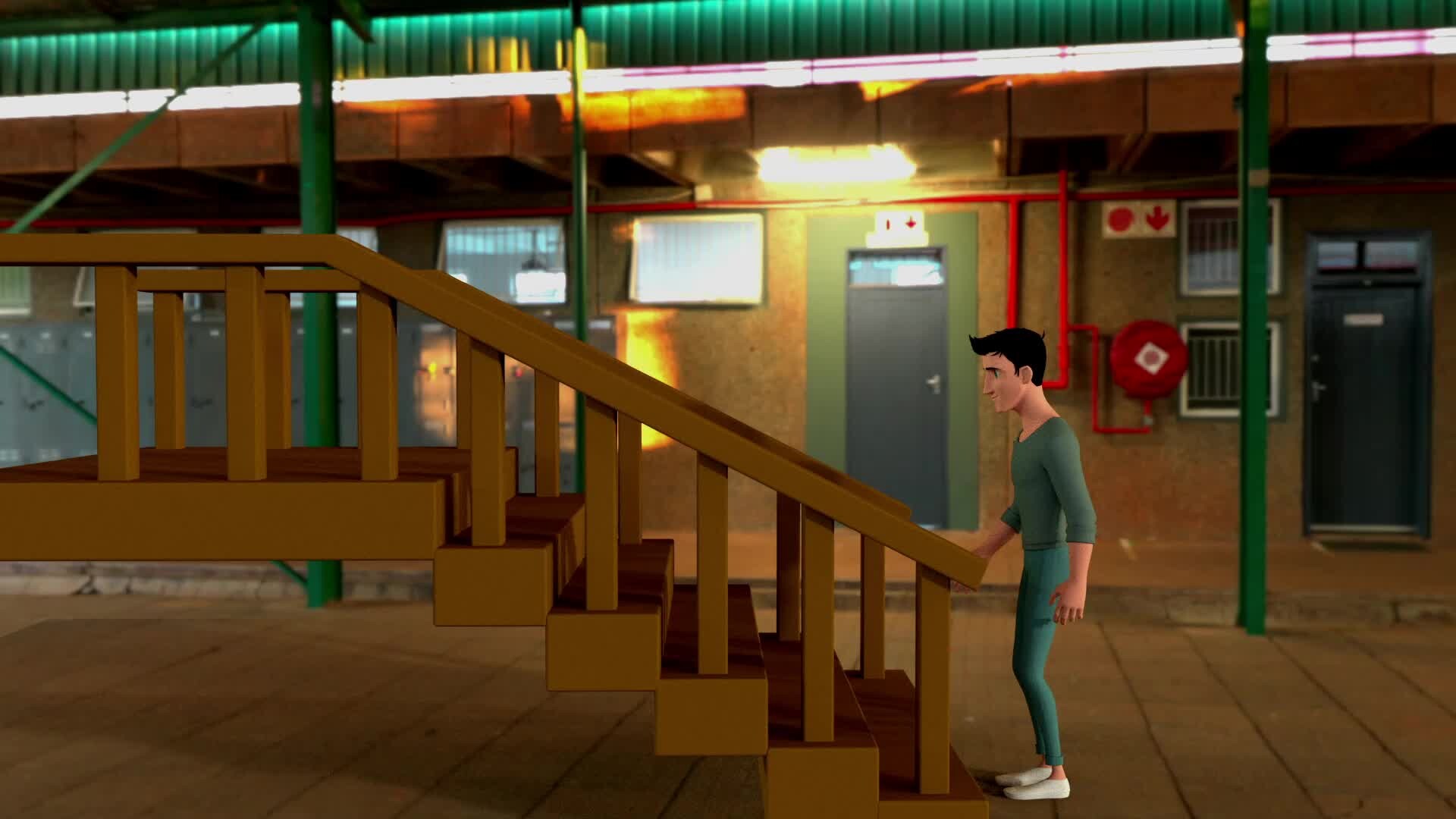 ArtStation - Stairs Animation