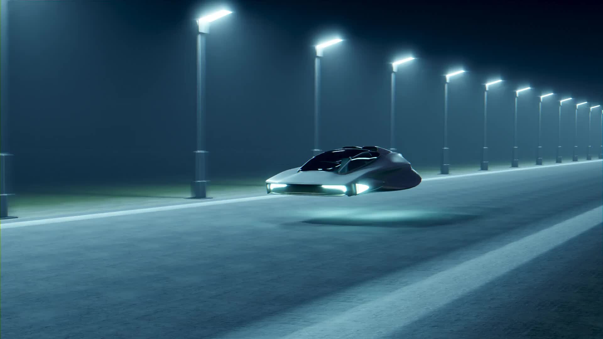 ArtStation - Sci-Fi Car Ride | Looping Animation