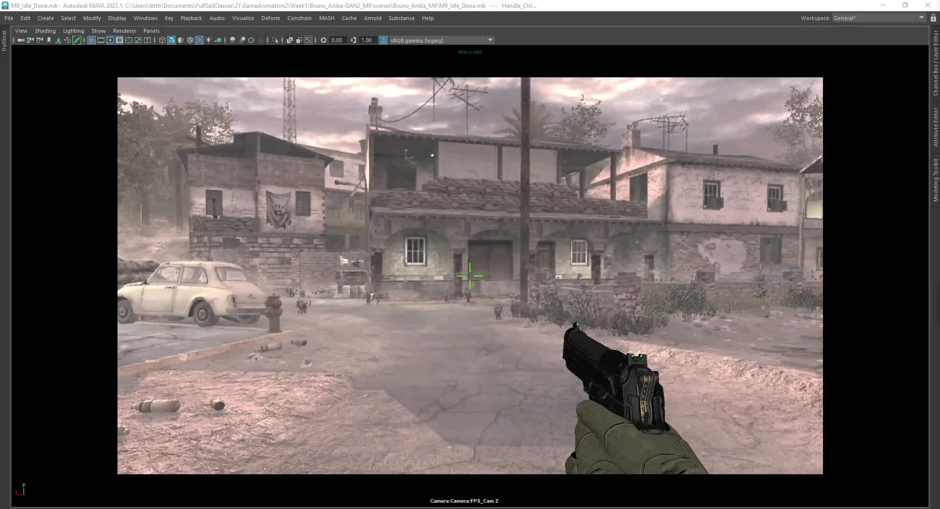 ArtStation - M9 FPS Animation Cycles