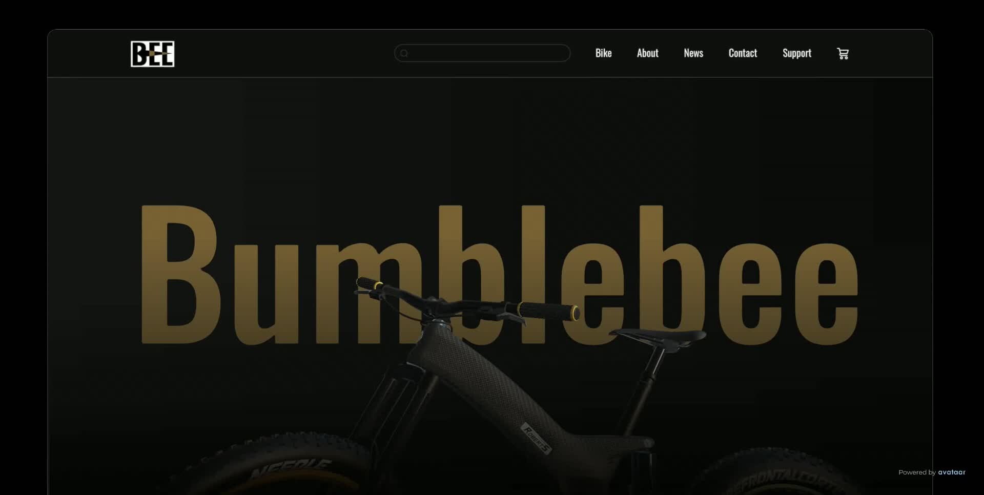 ArtStation - Bumblebee Bicycle website exprience | Creator by Avataar