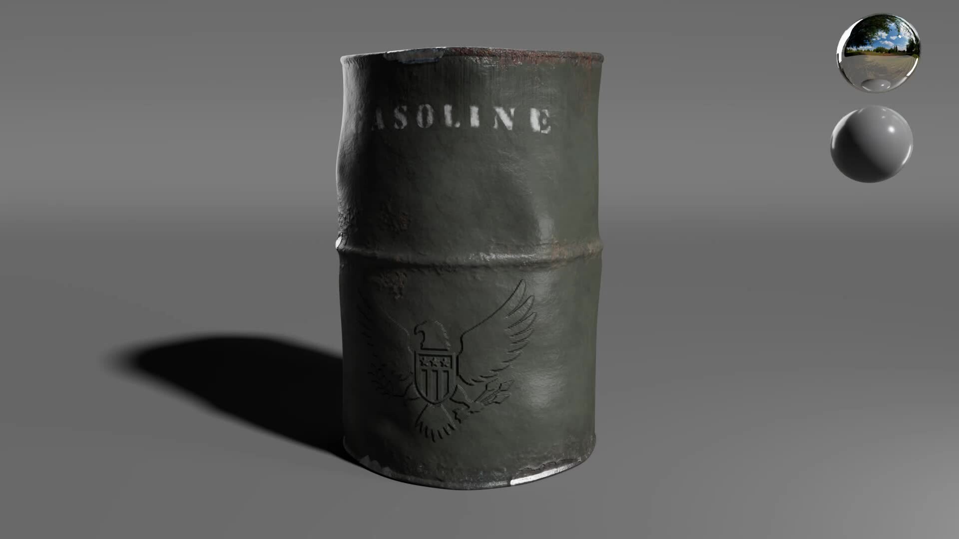 ArtStation - Gas Drum Texturing