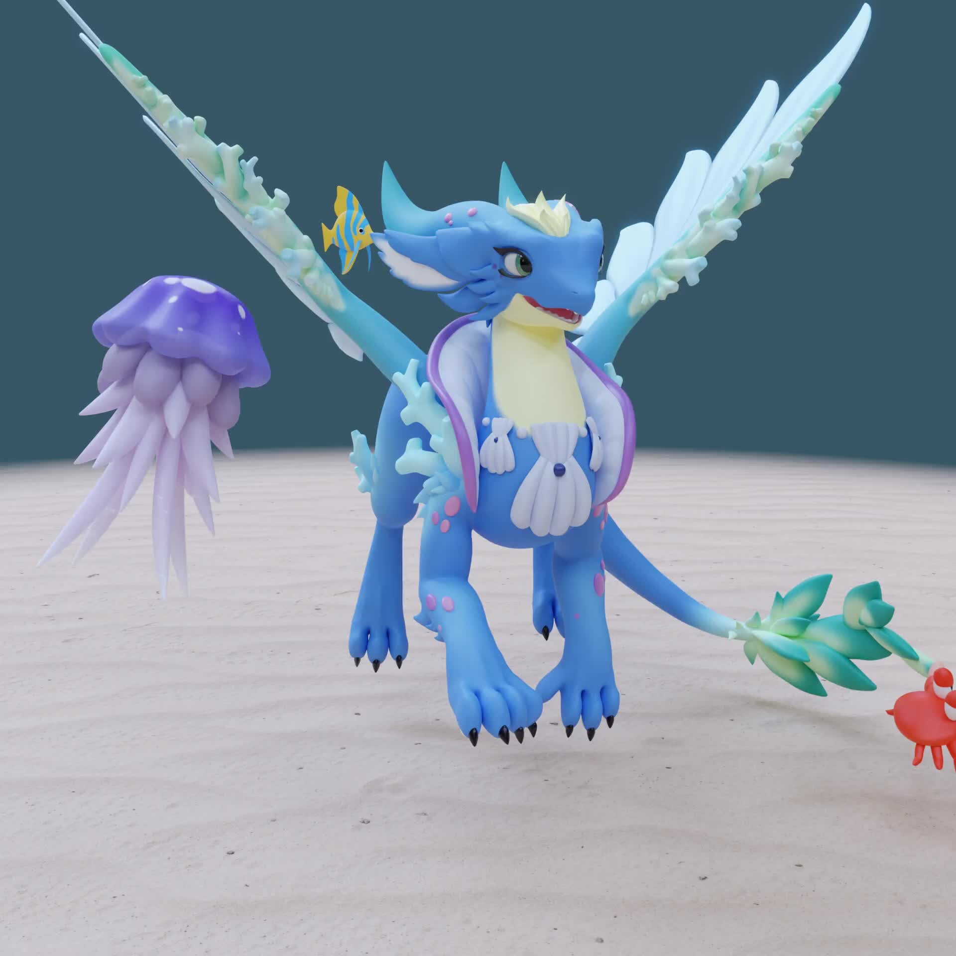 ArtStation - Xenos Dragon Fanart