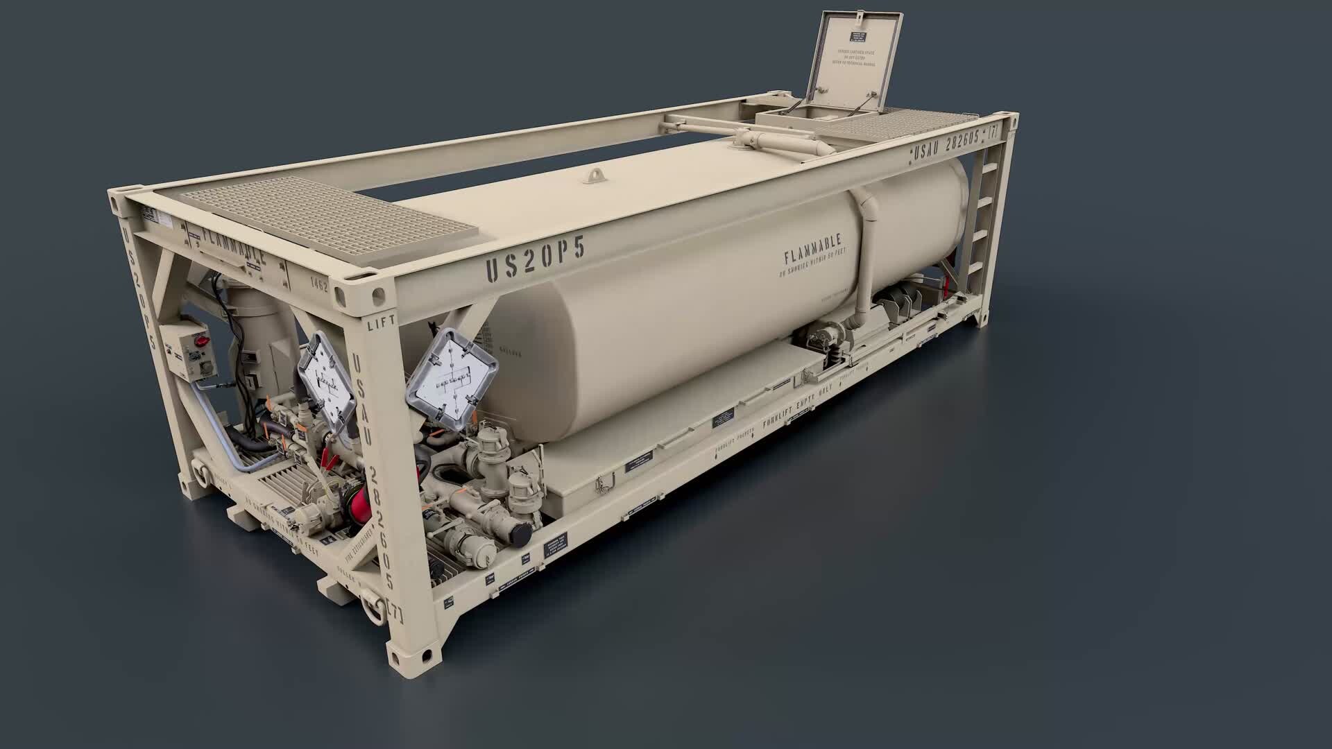 ArtStation - M108 Tank Rack Module