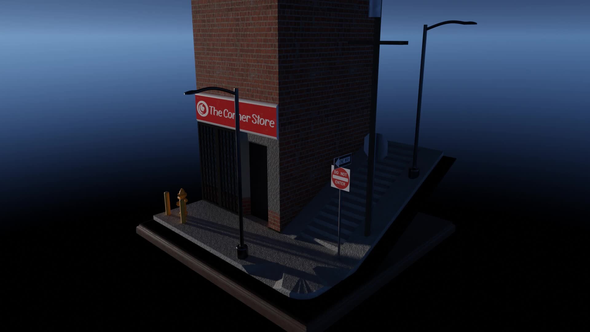 ArtStation - City Corner Animation