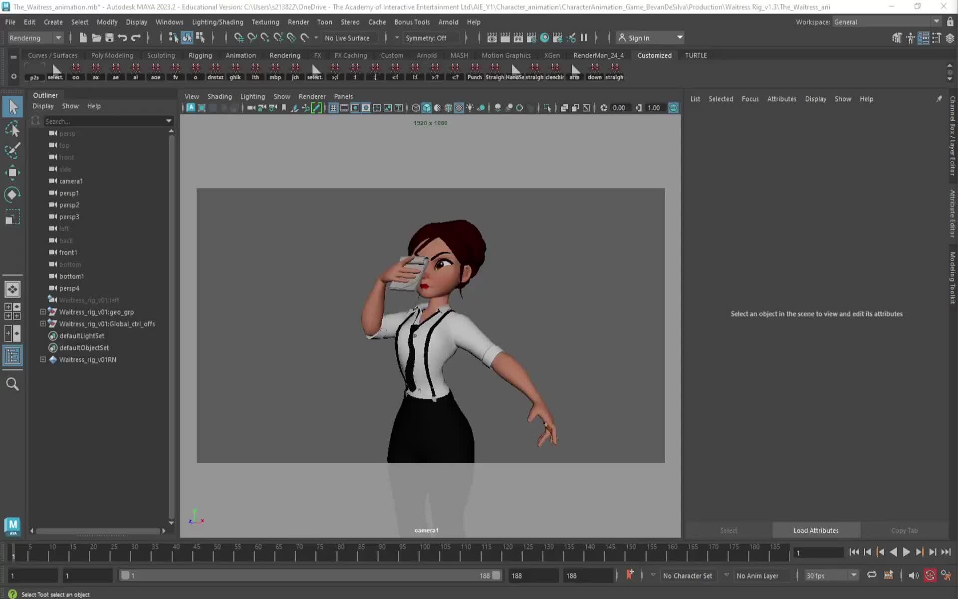 ArtStation - Animation Test Block out