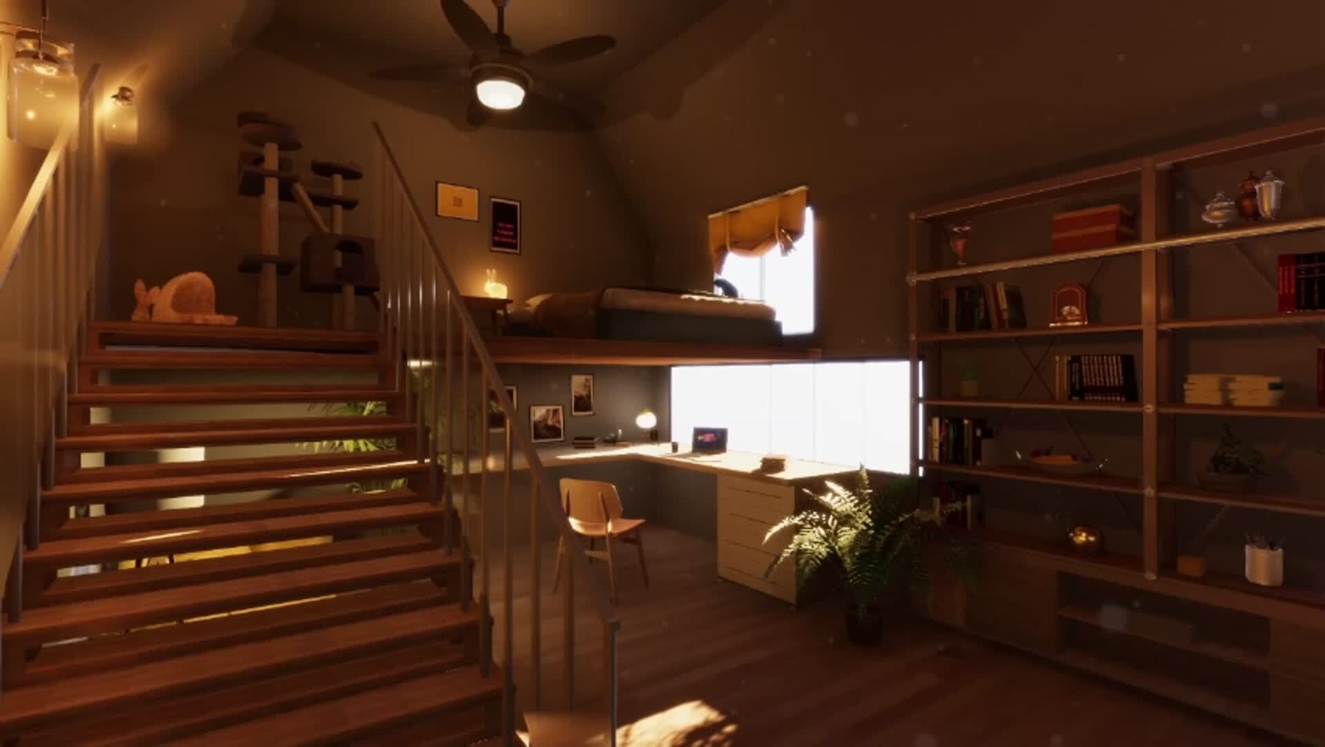 ArtStation - Unity cosy room