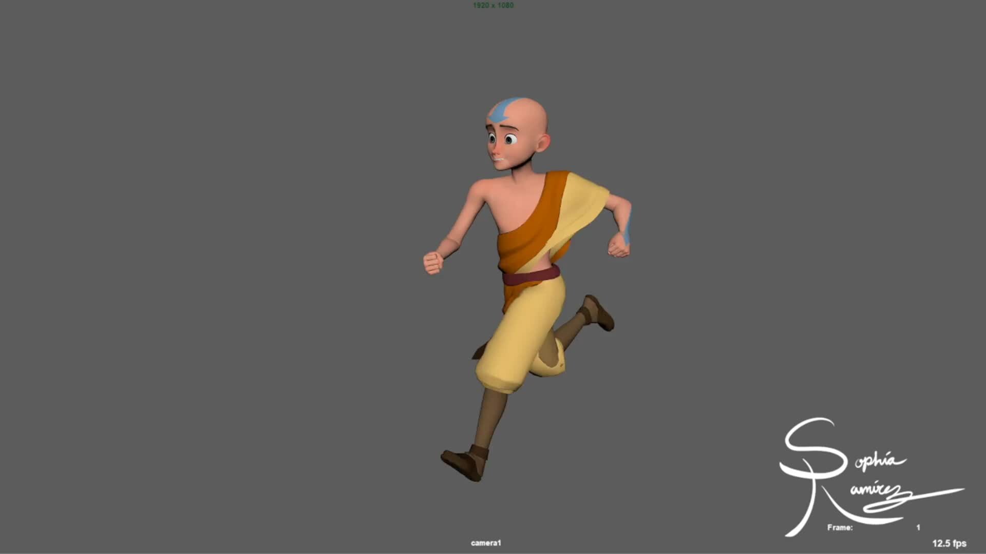 ArtStation - Aang Running