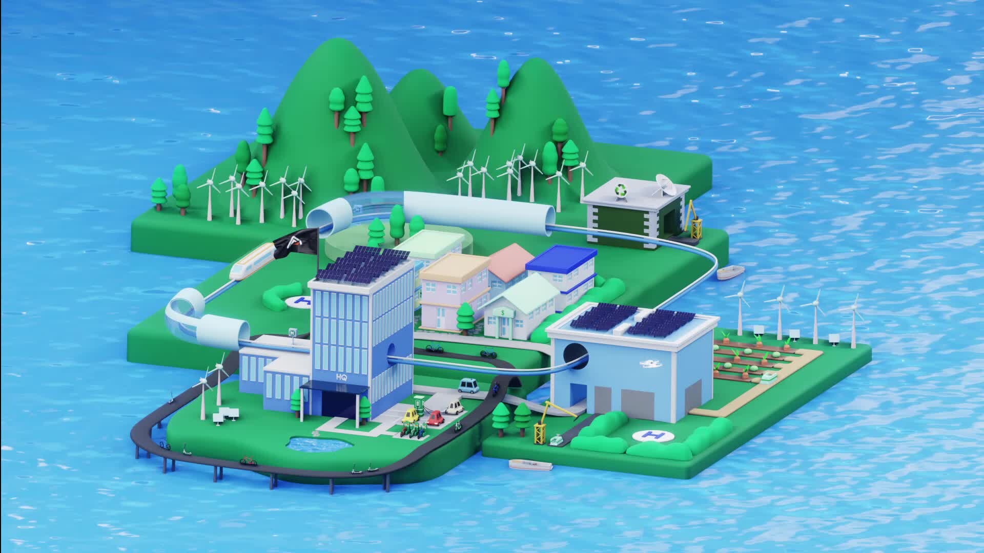 ArtStation - Isometric Island