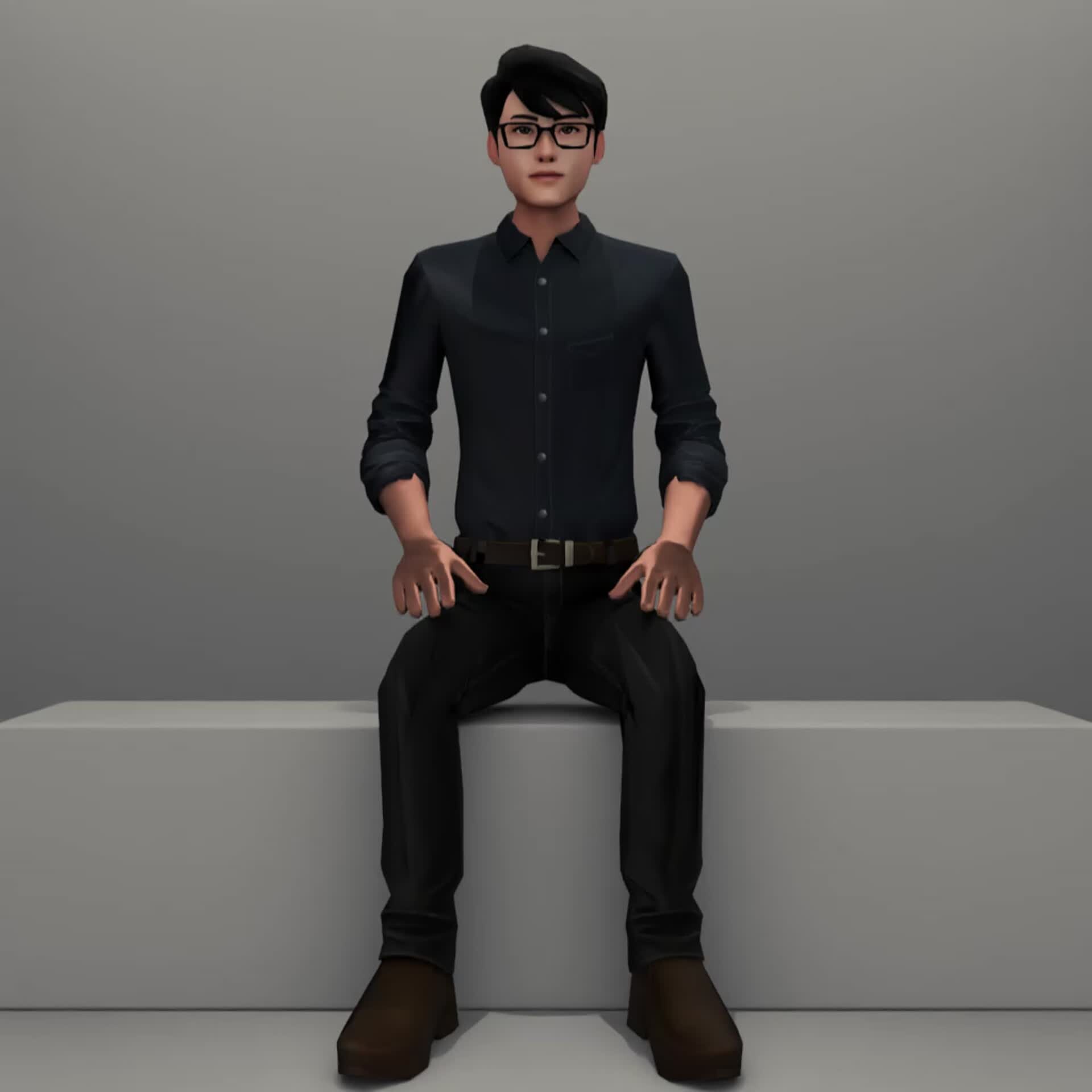 Shibu Saha - 3D Animation Lip sync Jawan movie dialogue