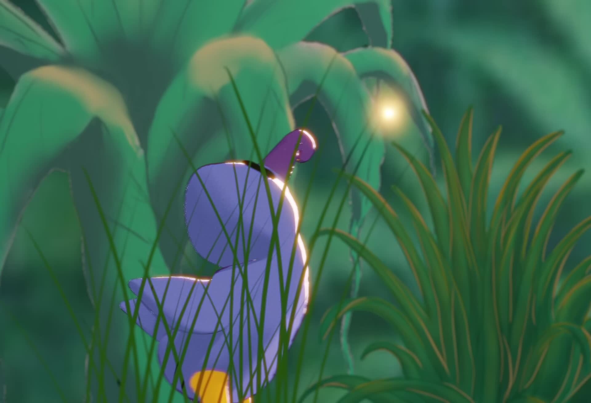 ArtStation - Blue bird walk cycle test animation