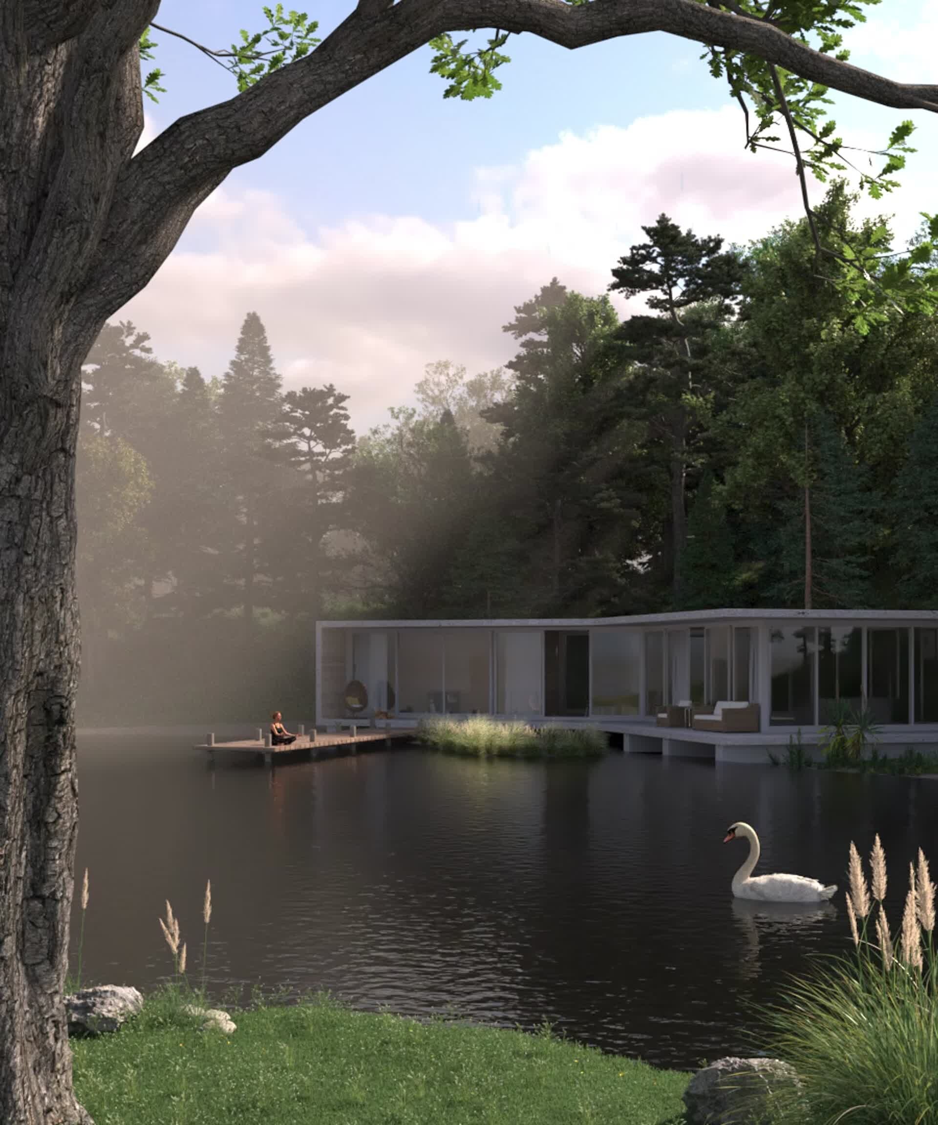 ArtStation - Lake house