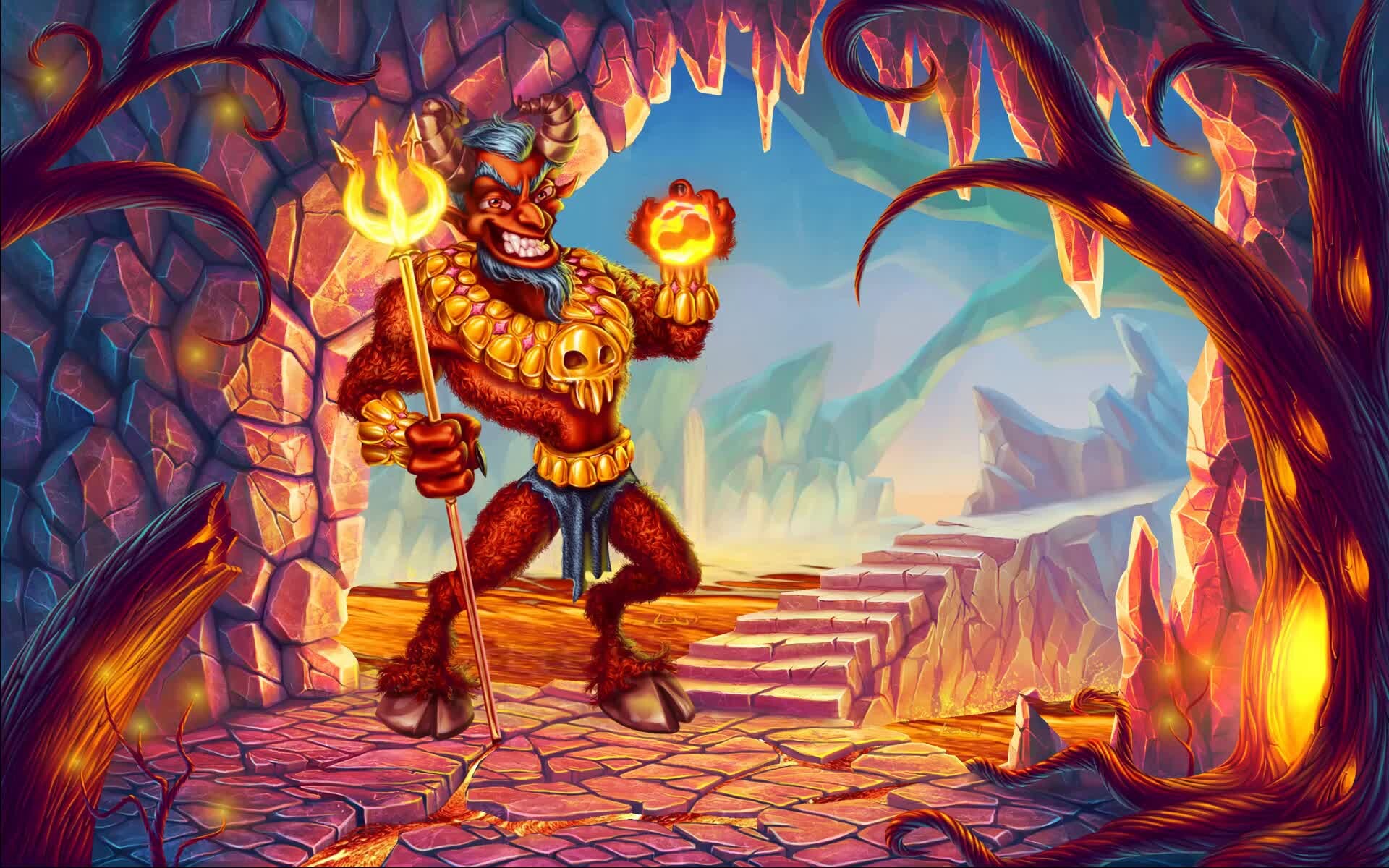 sales slotmachines - Animation Design of the Background for the Hell ...