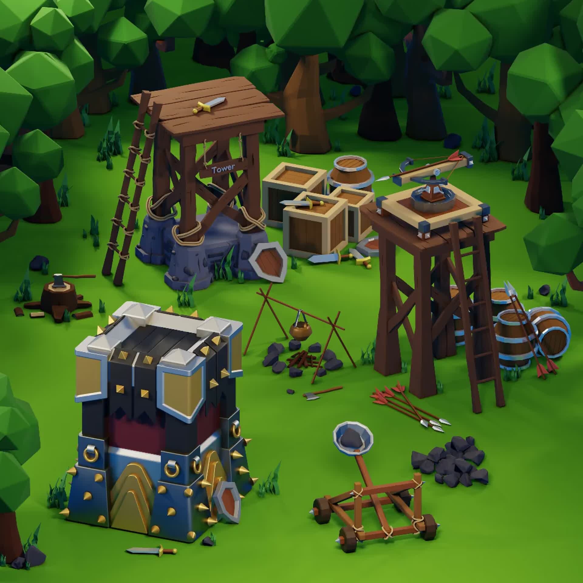 ArtStation - The Tower Defense