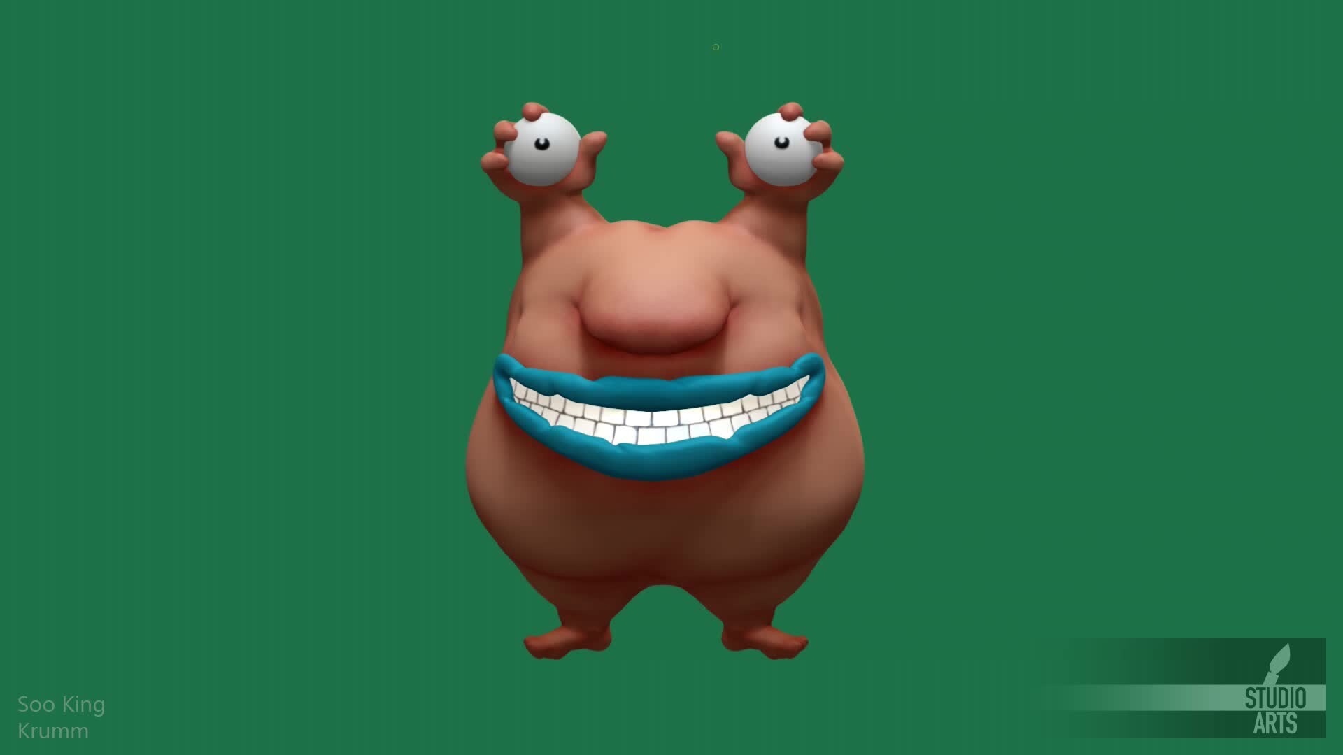 ArtStation - 3d Krumm from Aahh!!! Real Monsters