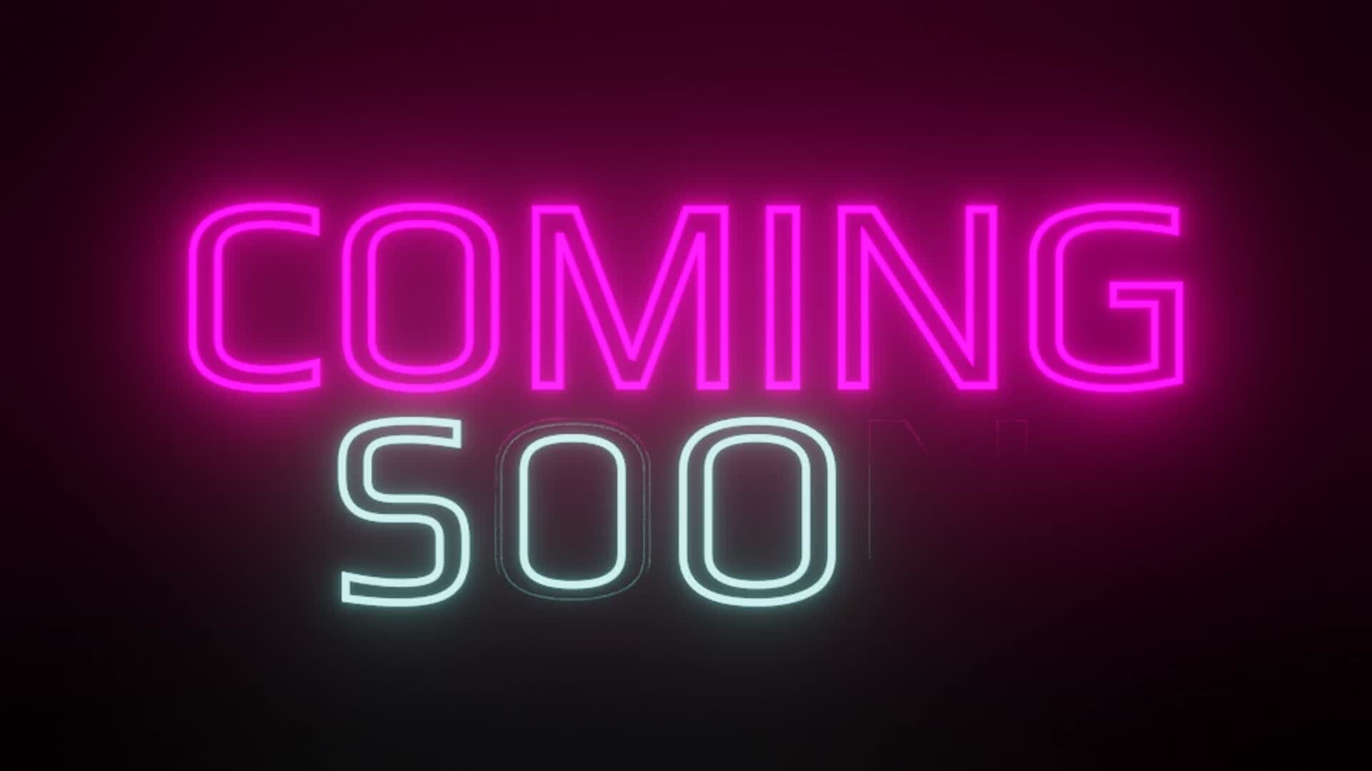 Fran 43CG - Glitchy Neon Sign - Coming Soon