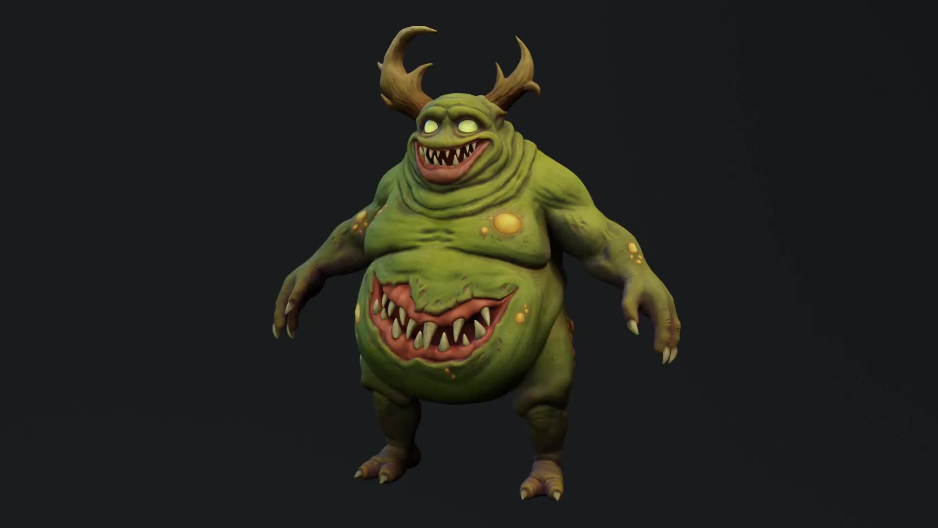 ArtStation - Stylized Painted Nurgling