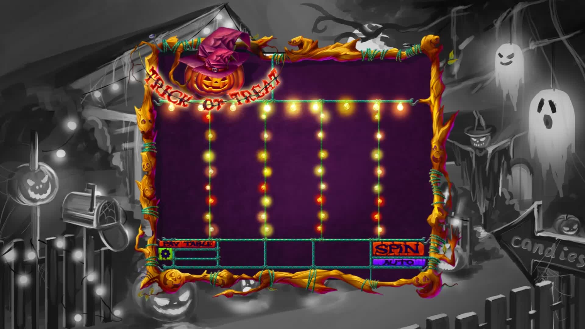 ArtStation - Bonus Game animation for the slot machine "Trick or Sweet"