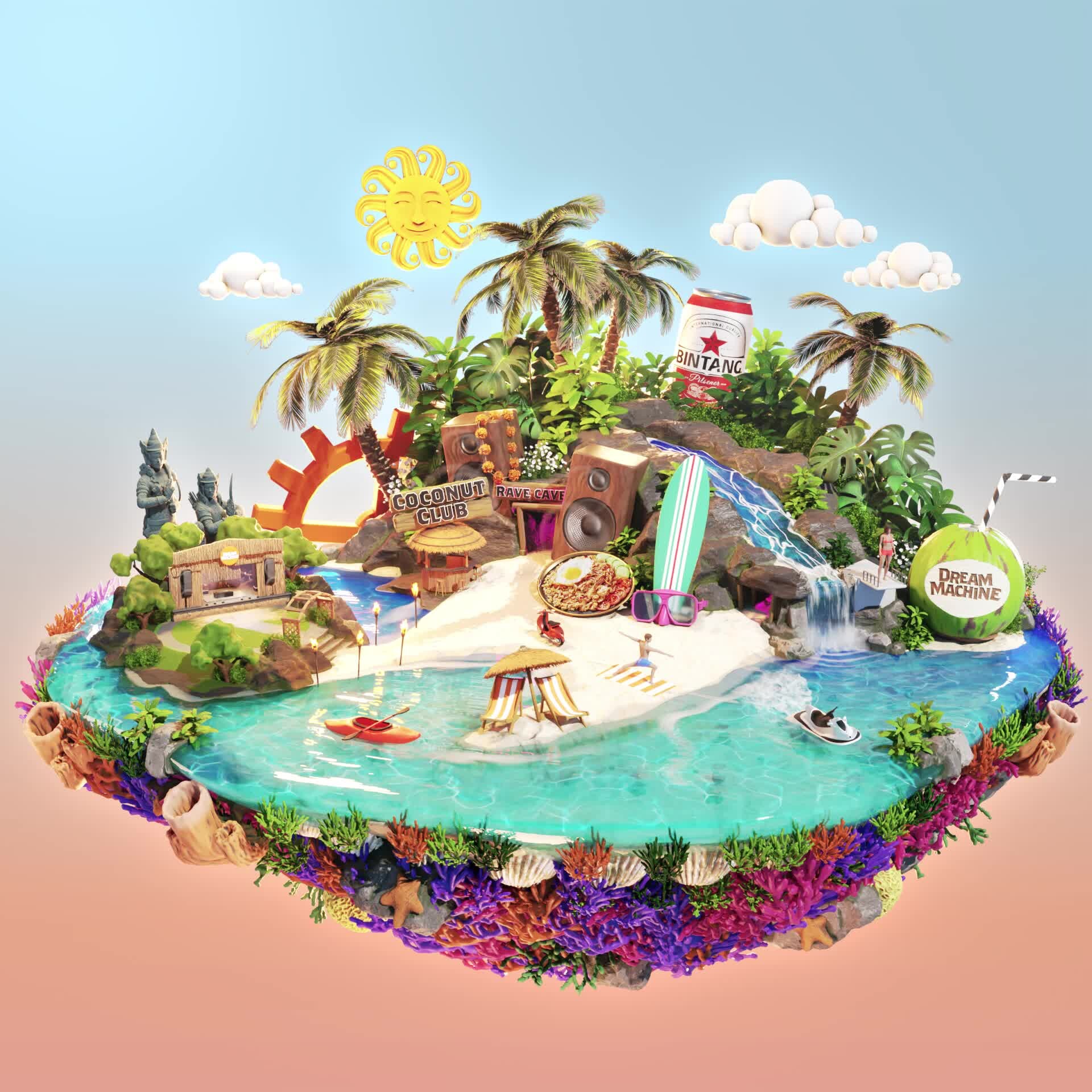 ArtStation - Dream Machine Island